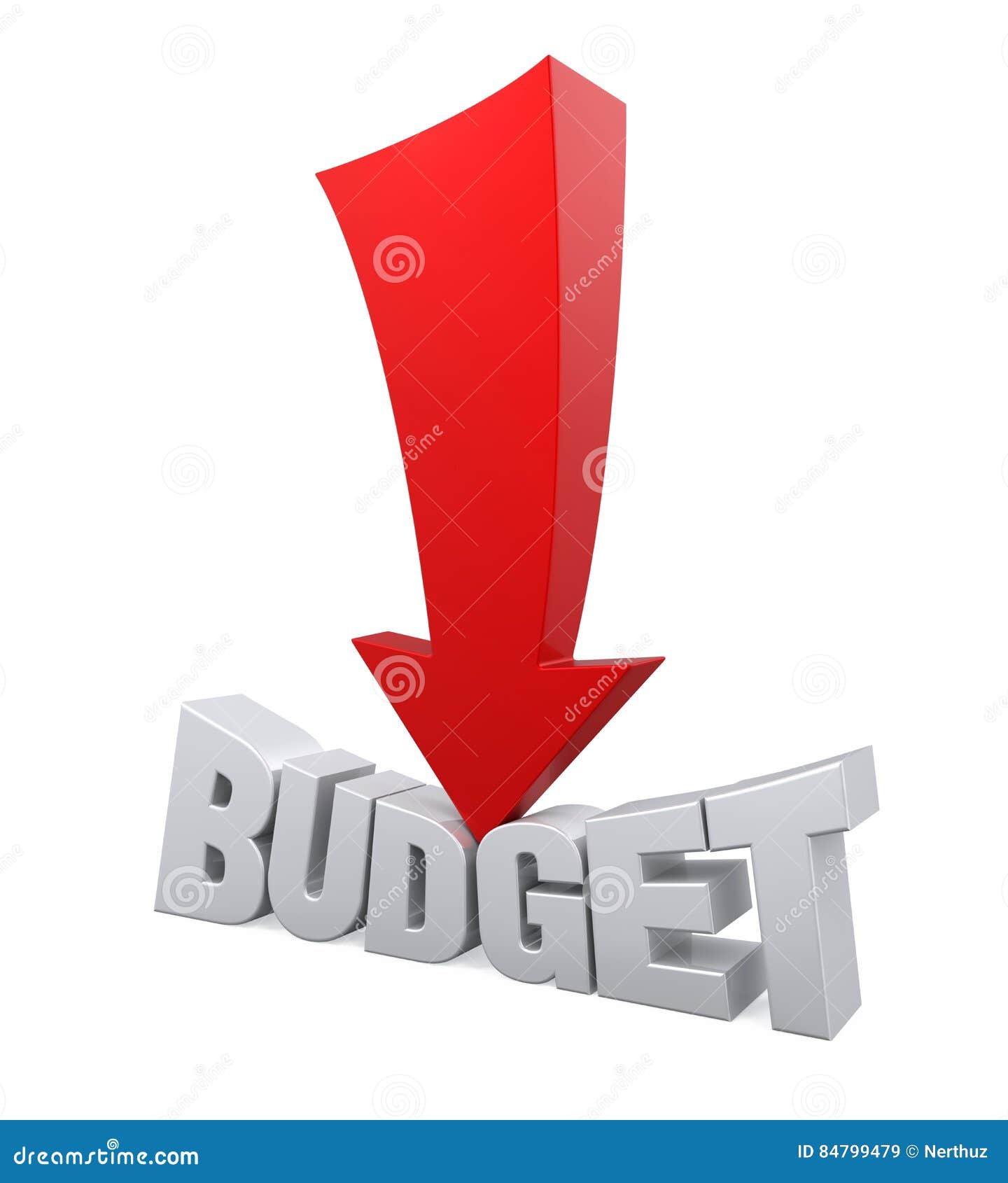 Budget Reduction Concept stock illustration. Illustration of budgeting ...