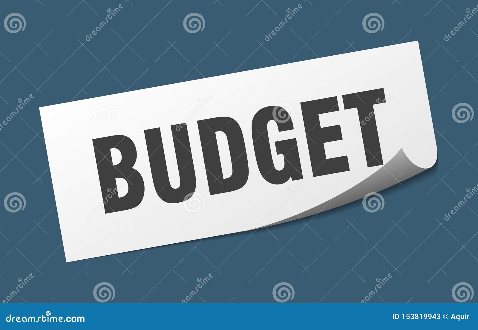 Budget sticker. stock vector. Illustration of design - 153819943