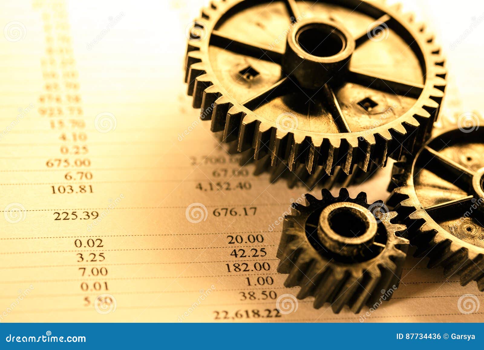 Budget and Three Mechanical Ratchets Stock Photo - Image of finance ...