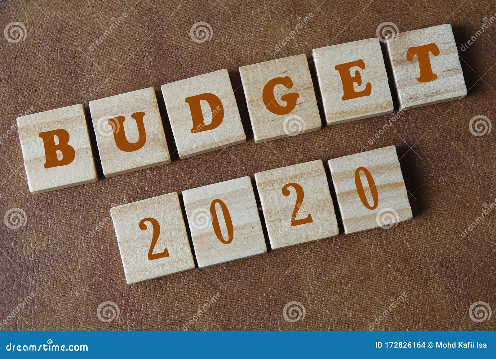 Budget 2020 on a Wooden Blocks. Business Concept Stock Photo - Image of ...