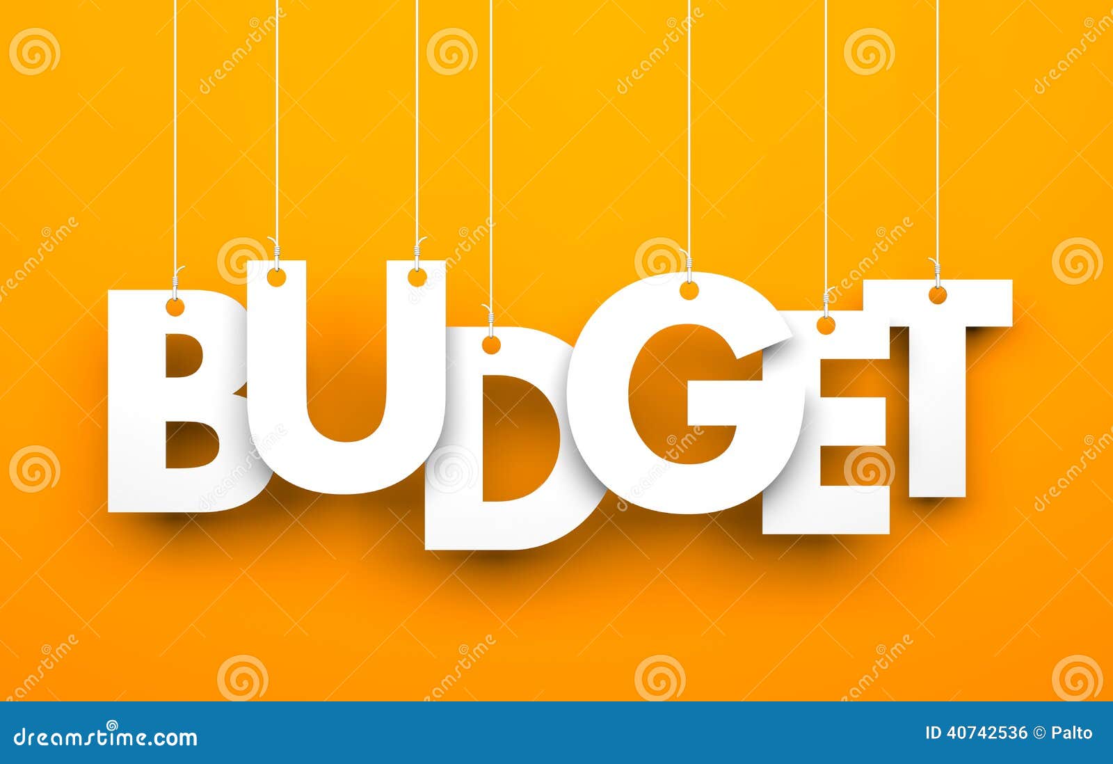 Budget 3d Word Collage Planning Finances Spending Saving Money Royalty ...