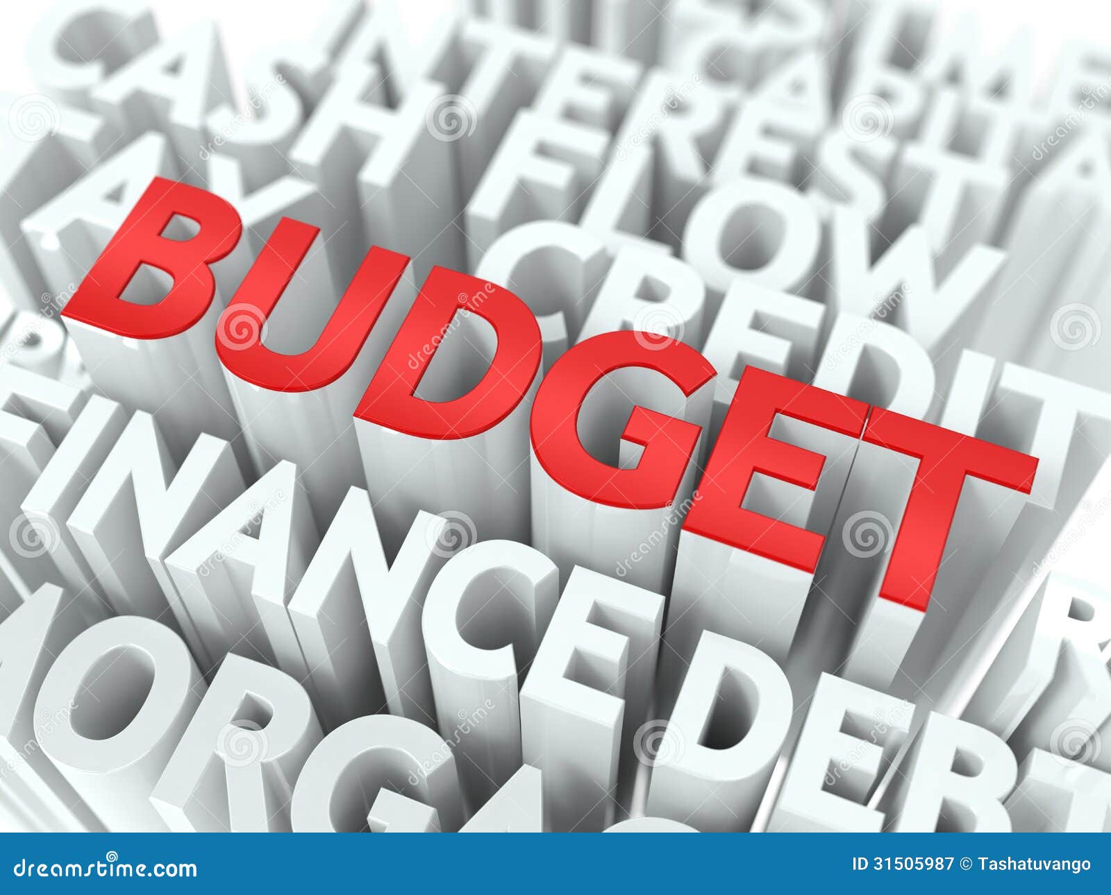 Budget. the Wordcloud Concept. Stock Illustration - Illustration of ...