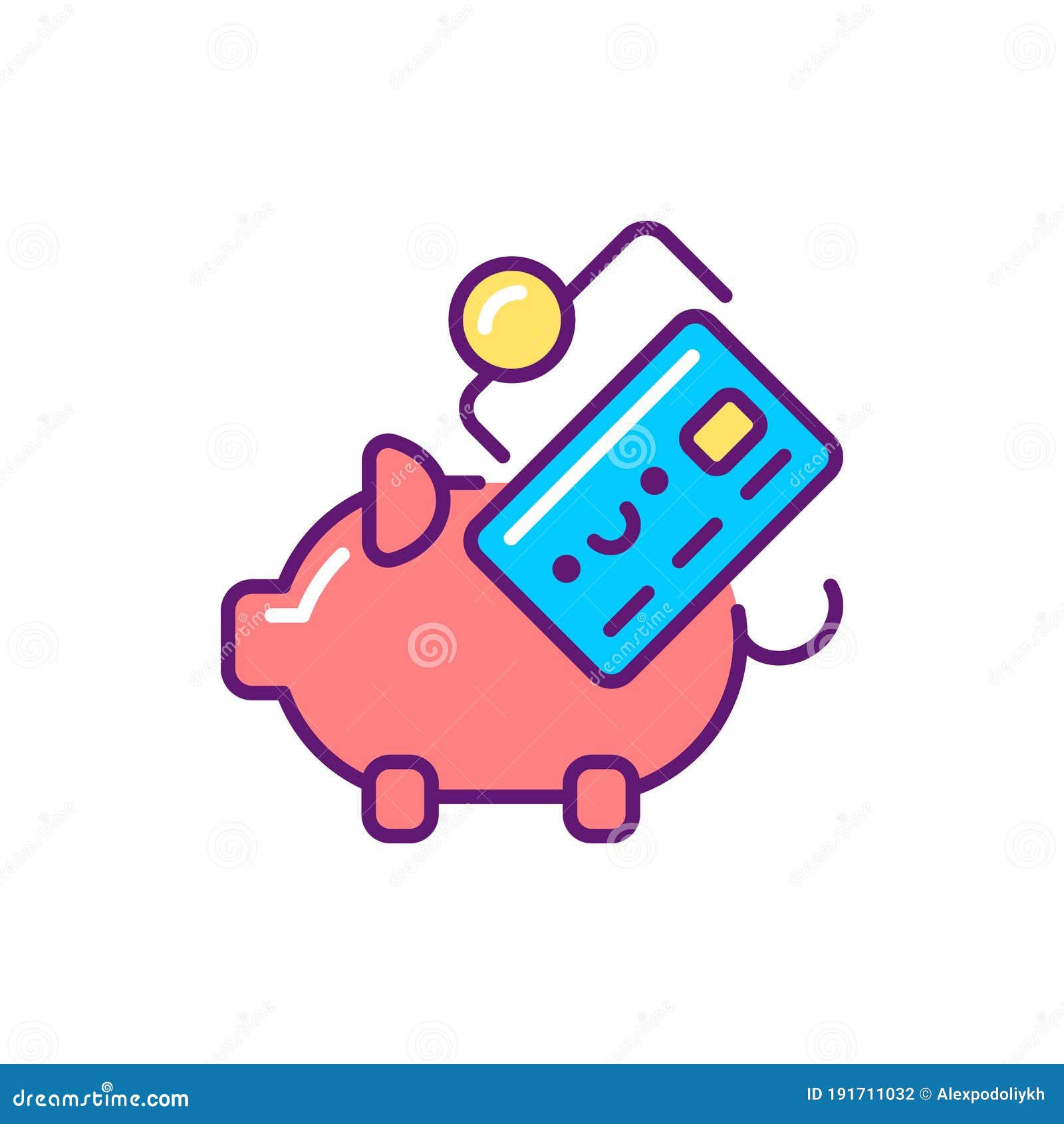 Budgeting Line Color Icon. Event Management. Sign For Web Page, Mobile ...