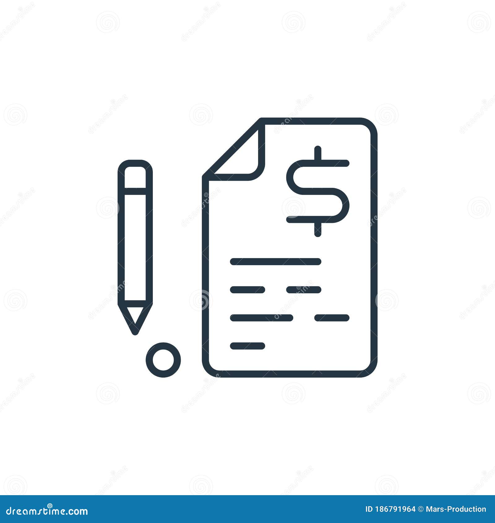 Budgeting Vector Icon. Budgeting Editable Stroke. Budgeting Linear ...