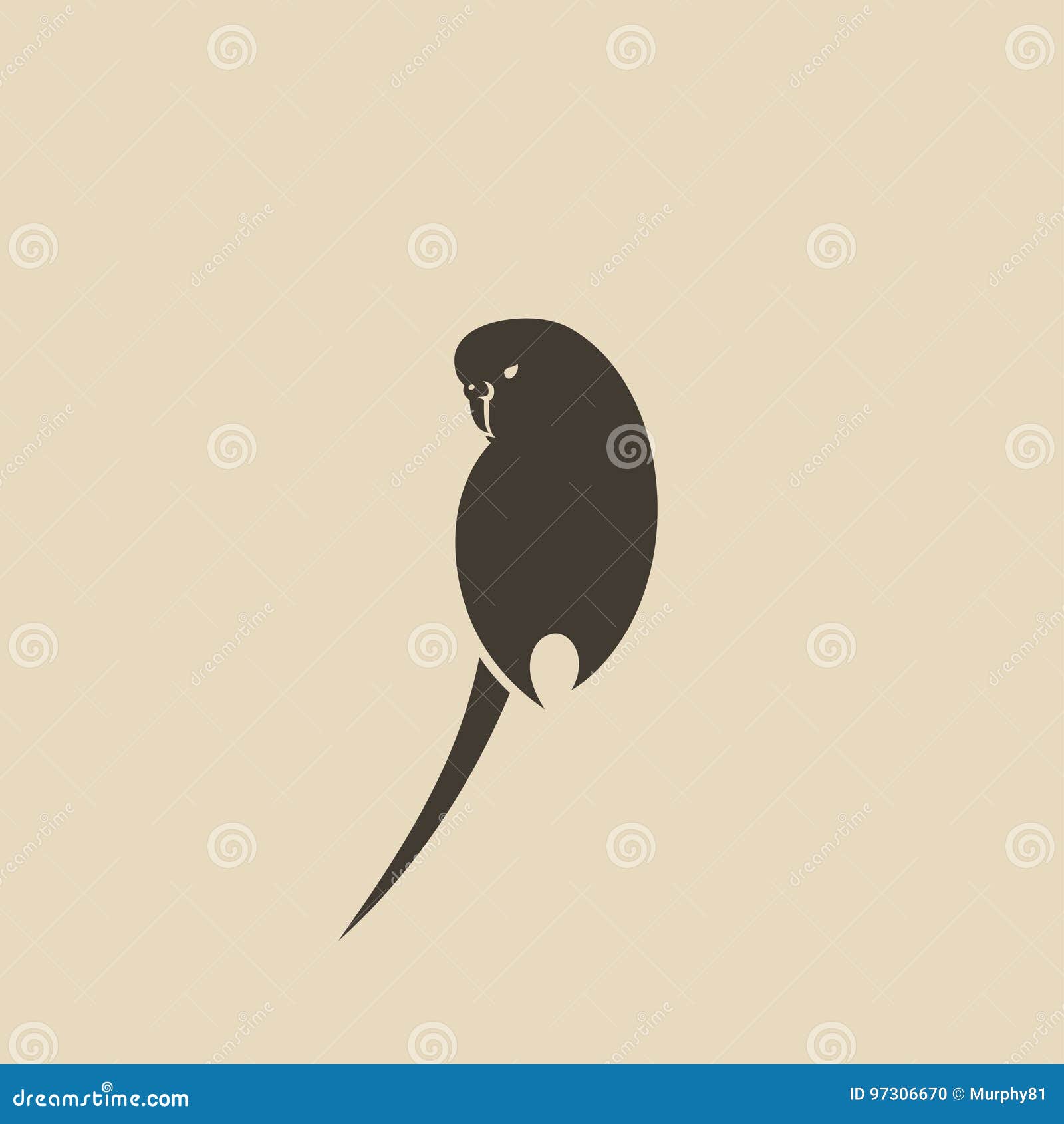 Budgie Icon - Budgerigar, Parakeet - Vector Illustration Stock Vector ...