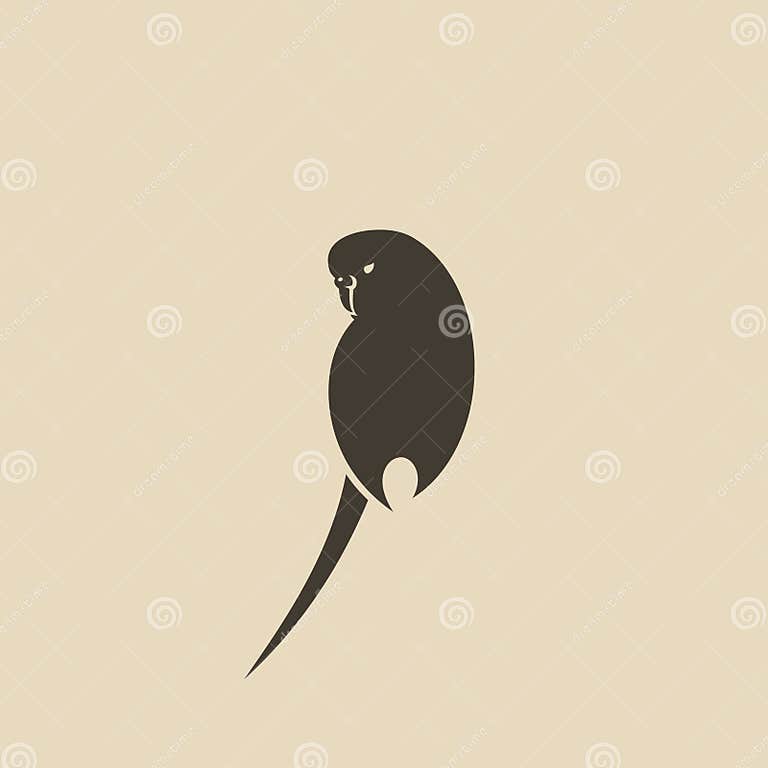 Budgie Icon - Budgerigar, Parakeet - Vector Illustration Stock Vector ...