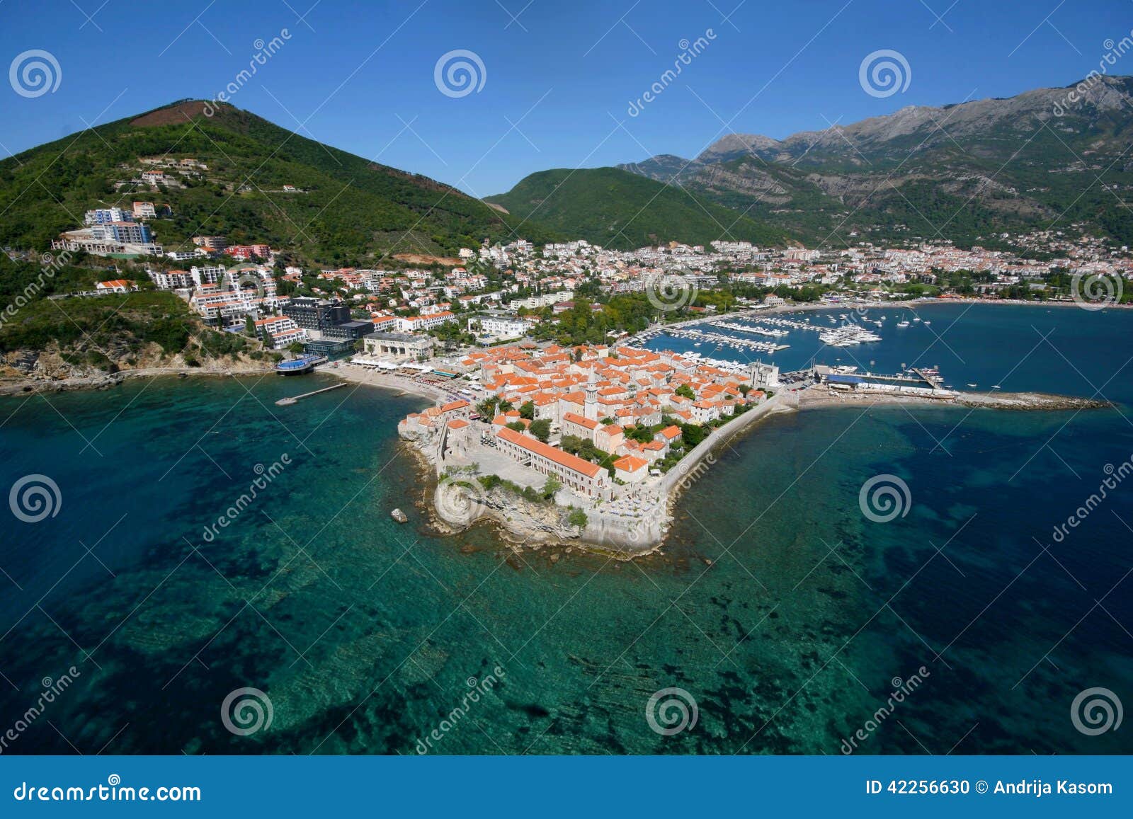 Budua fotografia stock. Immagine di montenegro, vita - 42256630