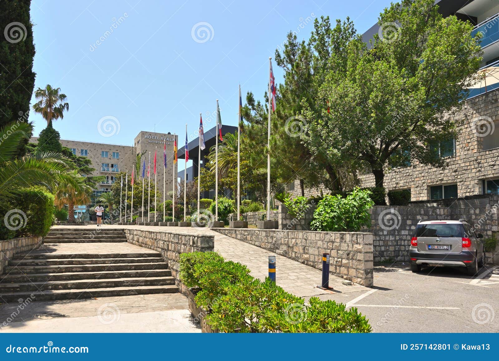 Budva City Center in Montenegro Editorial Photo - Image of summertime ...