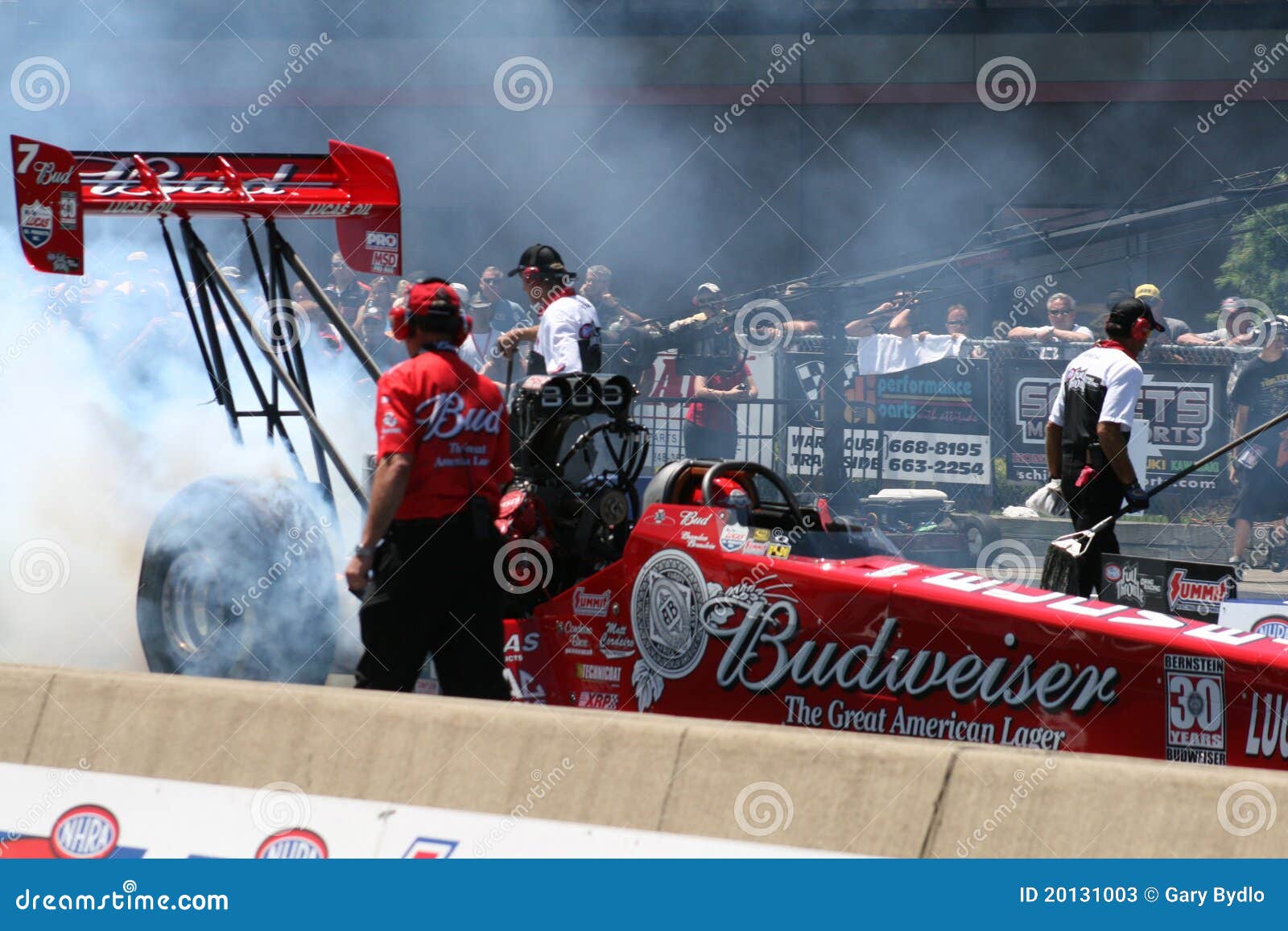 Budweiser Dragster editorial stock photo. Image of burn - 20131003