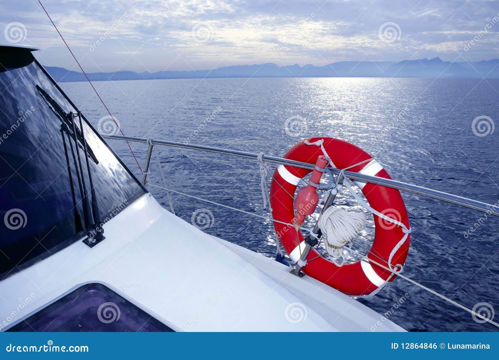 Bue Ocean Sea View from Boat Stock Photo - Image of concept, beautiful ...
