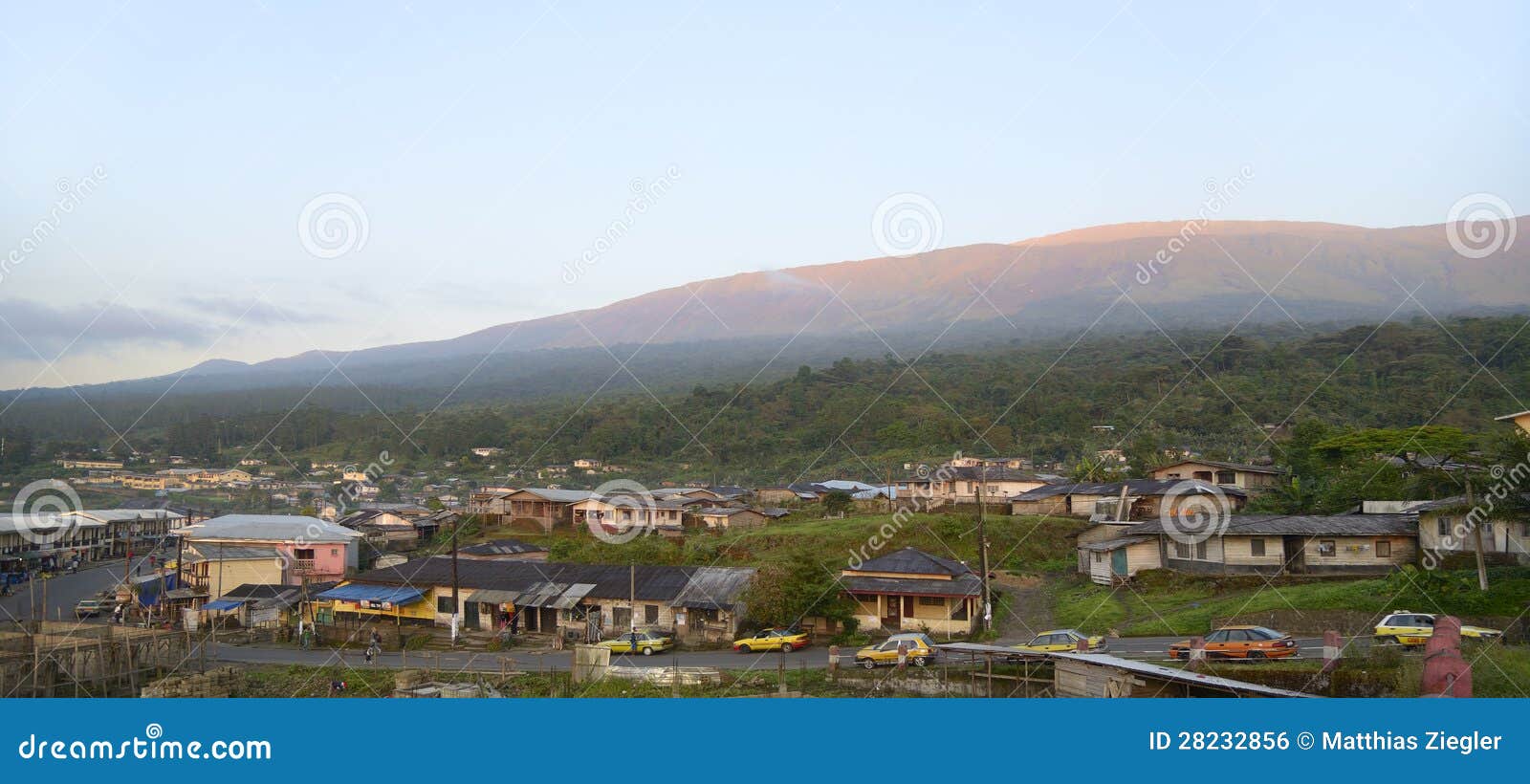 Buea Mount Cameroon, Morning Stock Photo - Image of active, central ...