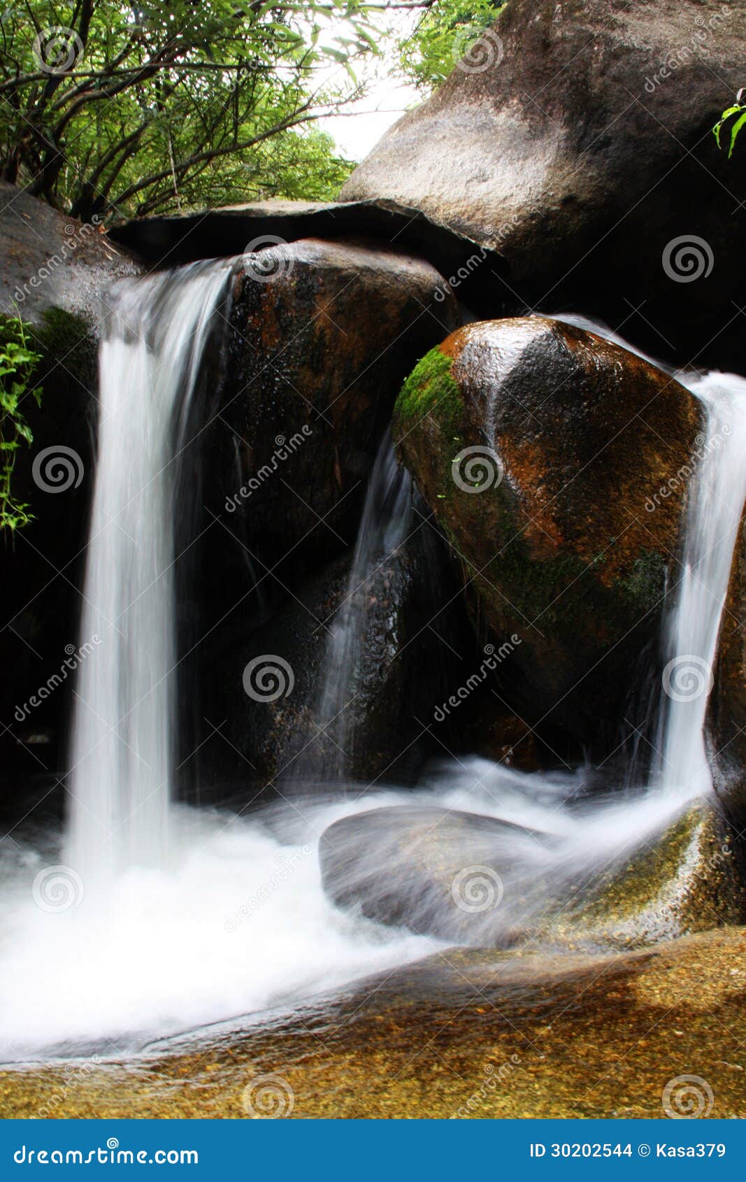 Plew Waterfall in Thailand stock photo. Image of flow - 30202544