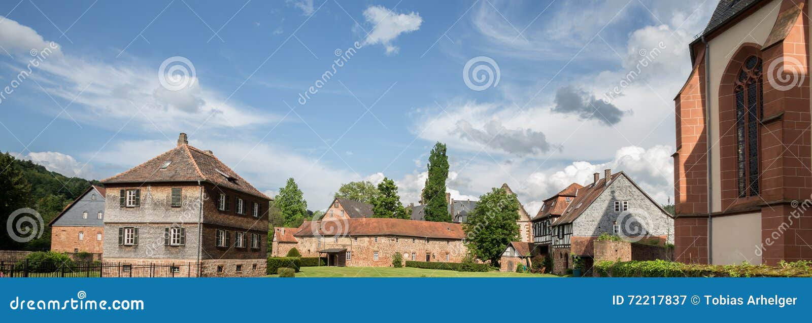 Buedingen Castle Hessen Germany Stock Image - Image of hesse, timbered ...