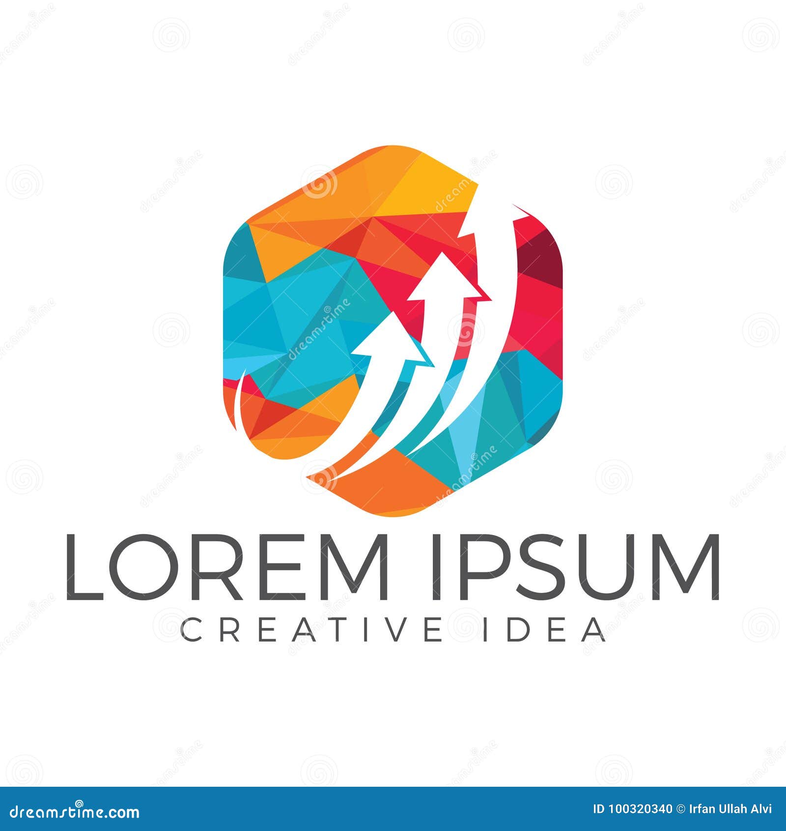 Buen Logotipo Del Progreso Logotipo Del éxito Ilustración del Vector ...