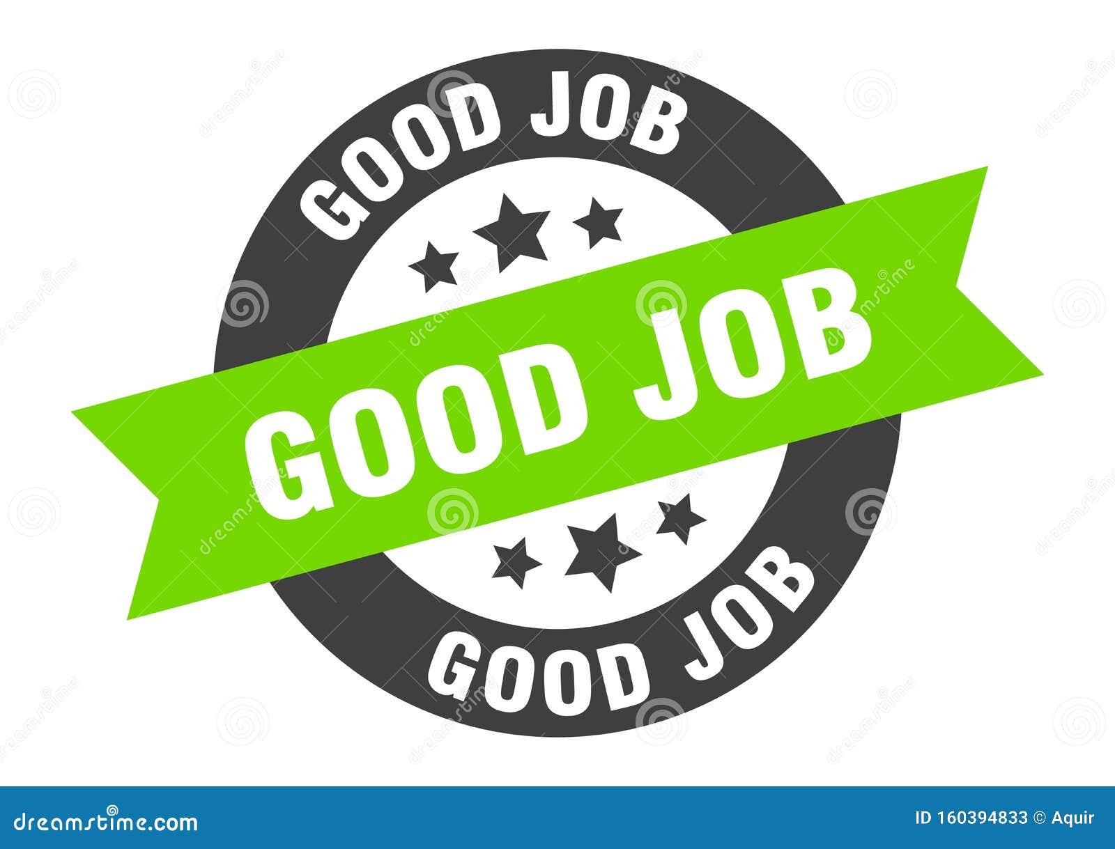 Buen trabajo ilustración del vector. Ilustración de blanco - 160394833