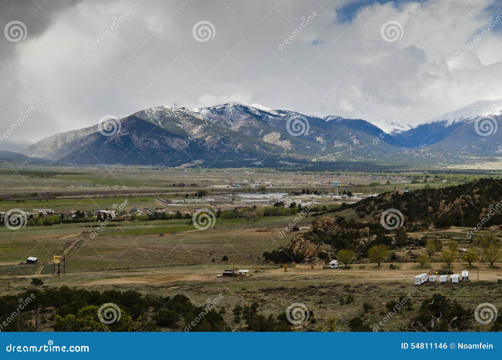 Buena Vista Colorado stock photo. Image of hiking, national - 54811146