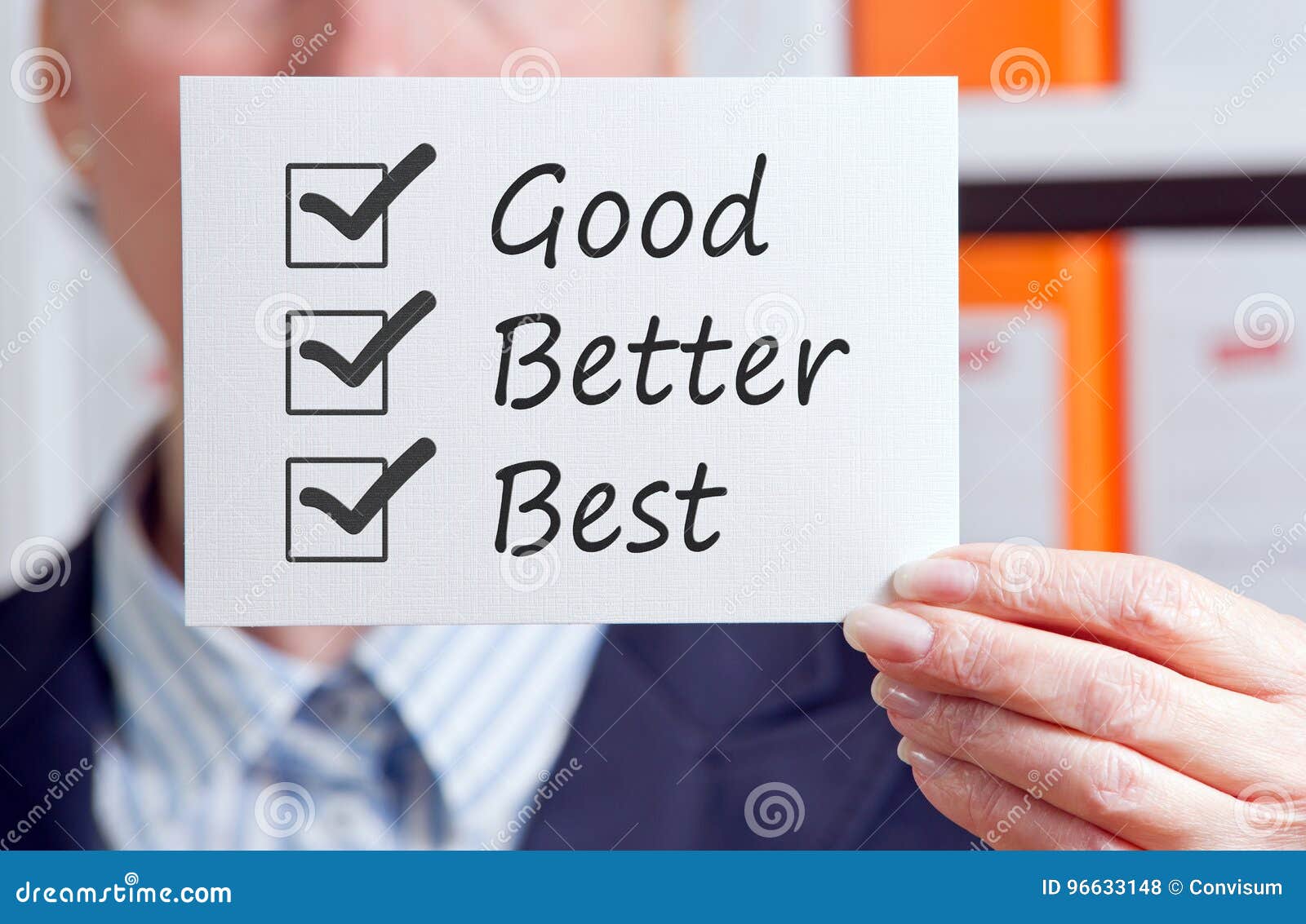 Bueno, Mejor, El Mejor - Servicio Excelente Foto de archivo - Imagen de ...