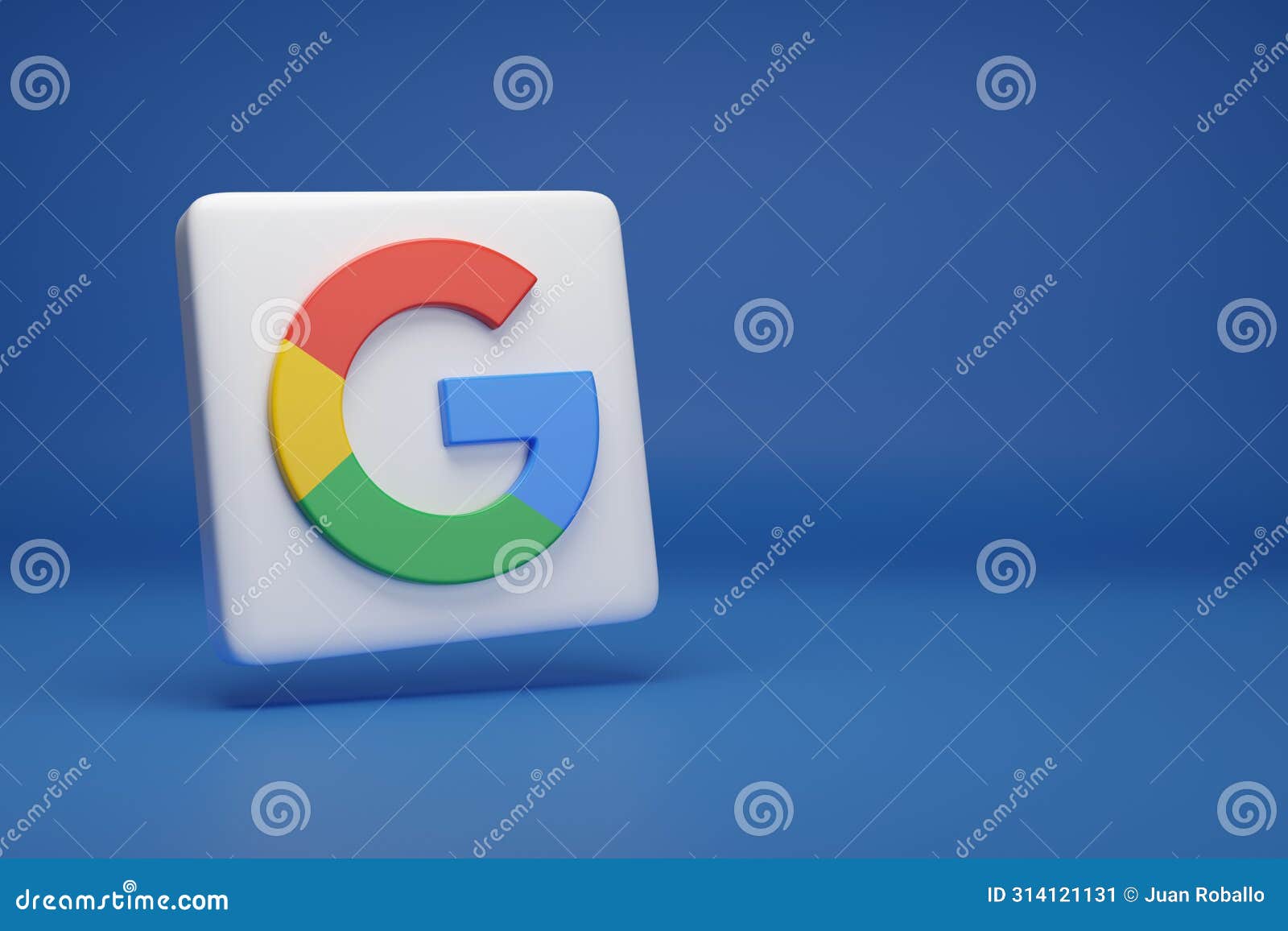 Buenos Aires, Argentina April 5th 2024: Google Logo in Three Dimensions ...