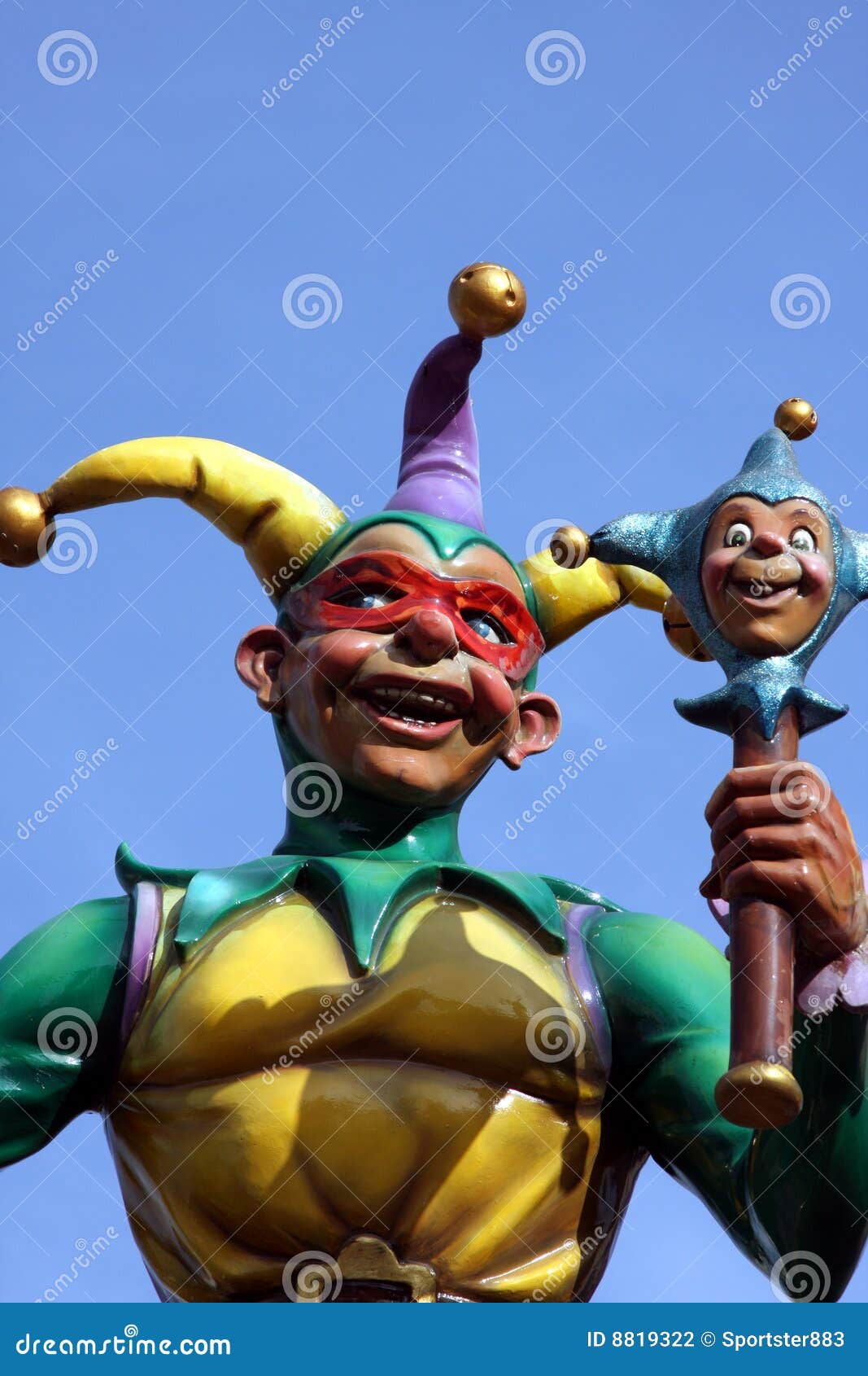 Bufón foto de archivo. Imagen de payaso, bromista, sonrisa - 8819322