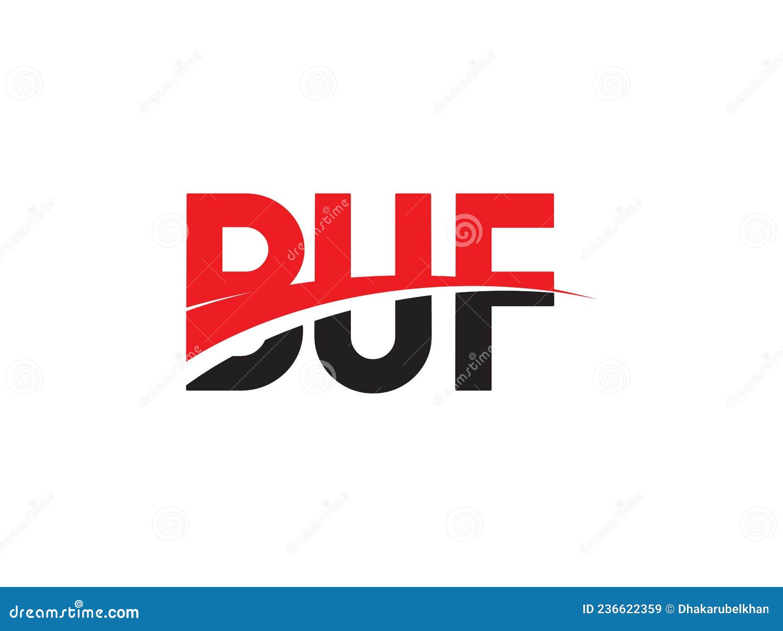 BUF Letter Initial Logo Design Vector Illustration Stock Vector ...