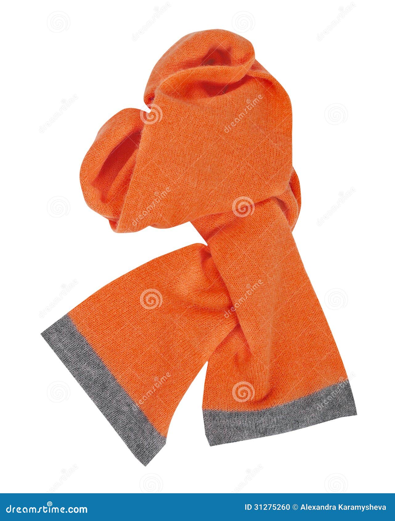 Bufanda anaranjada foto de archivo. Imagen de individualidad - 31275260