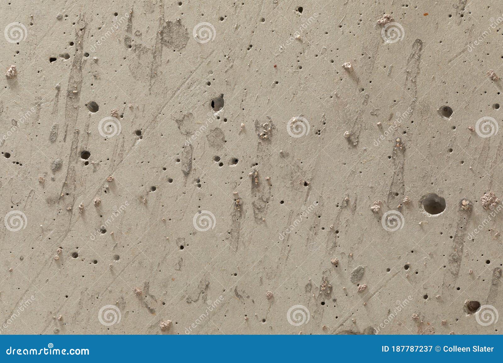 Buff Coloured, Detailed, Textured Concrete Wall Background. Stock Image ...