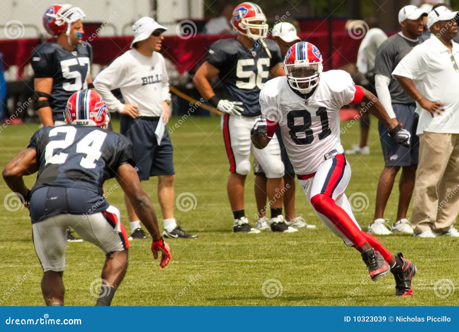Buffalo Bills Training Camp 2009 Editorial Stock Image - Image of team ...