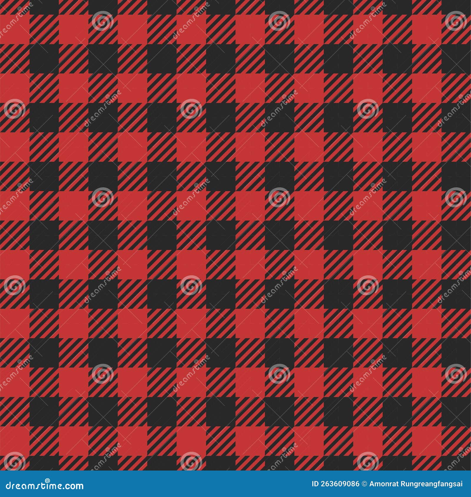 Buffalo Check Pattern, Xmas Plaid Pattern Vector Stock Vector ...