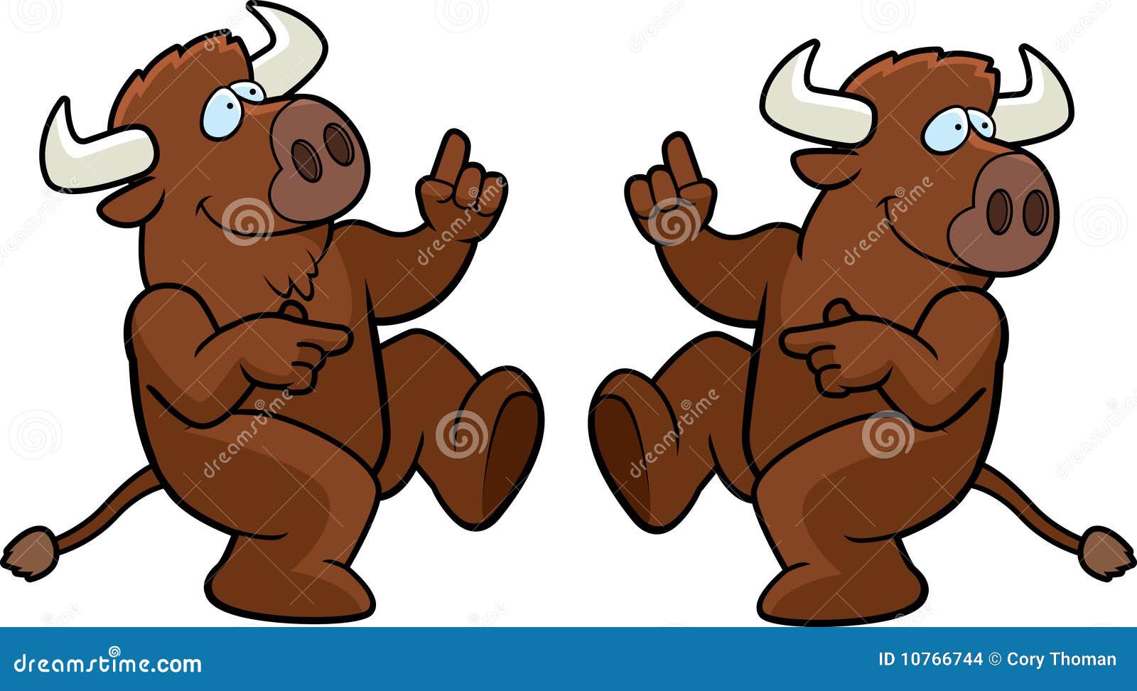 Buffalo Dancing stock vector. Illustration of dancing - 10766744