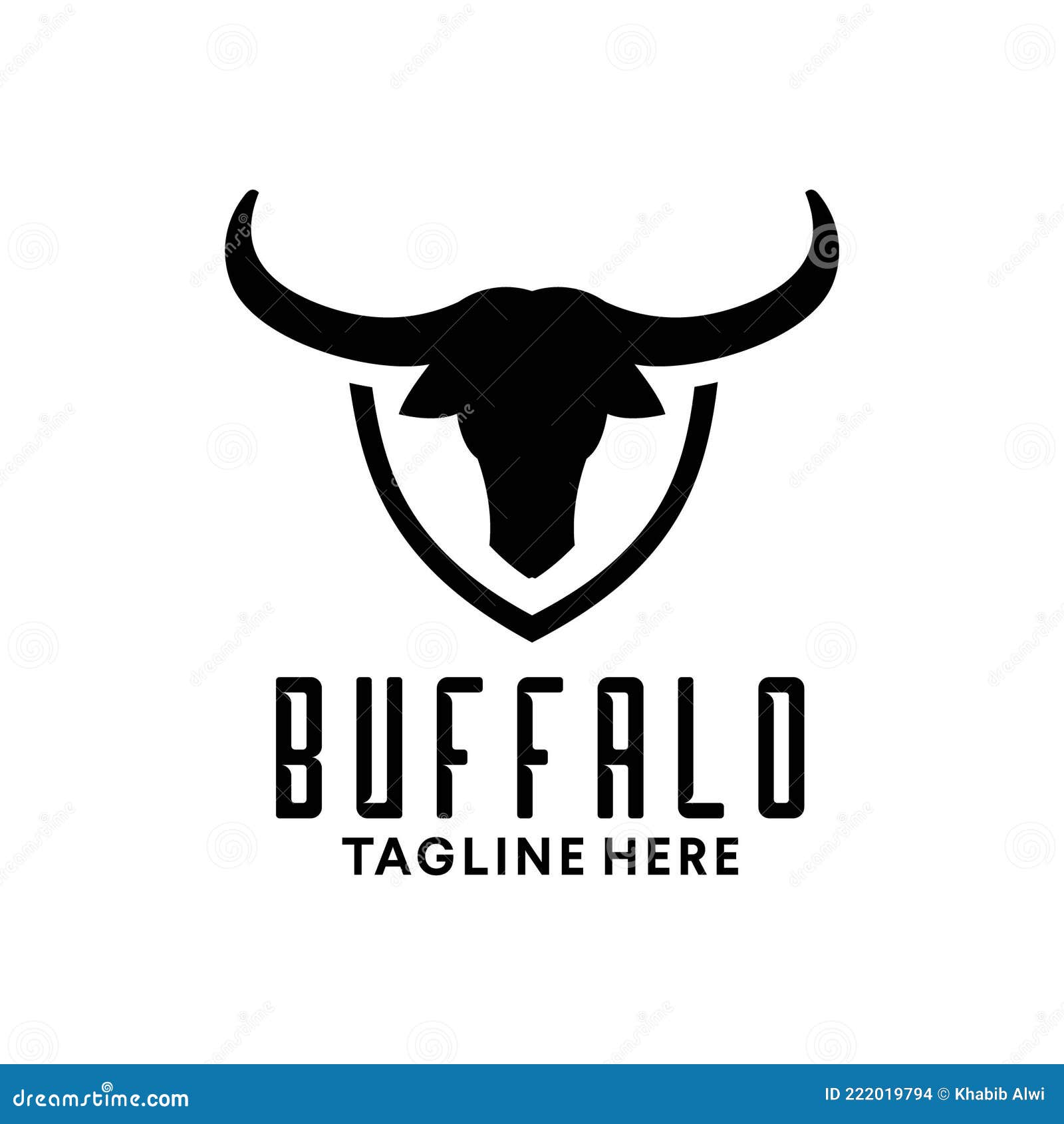 Buffalo logo stock vector. Illustration of creative - 222019794