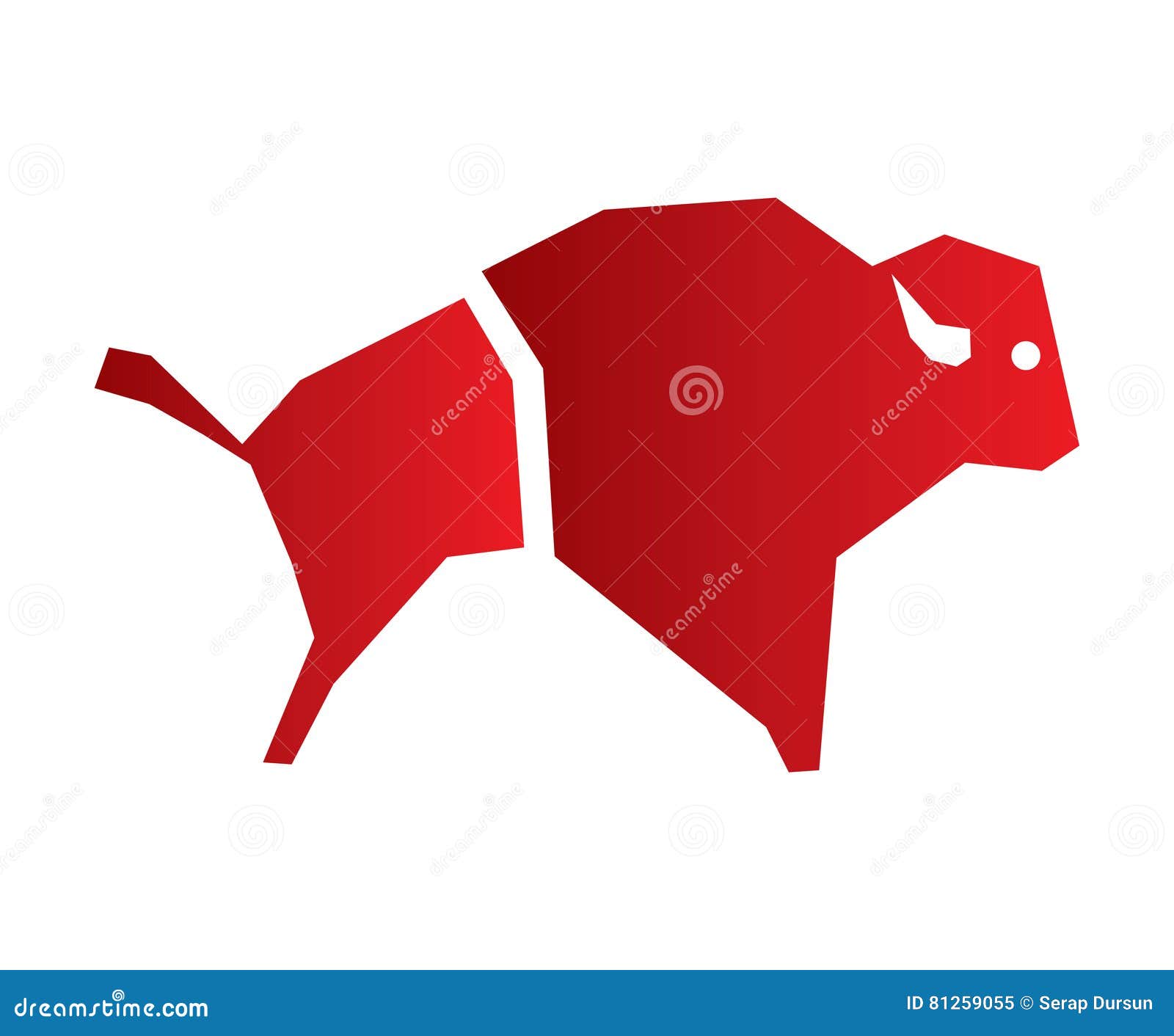 Buffalo Icon Design stock vector. Illustration of creative - 81259055