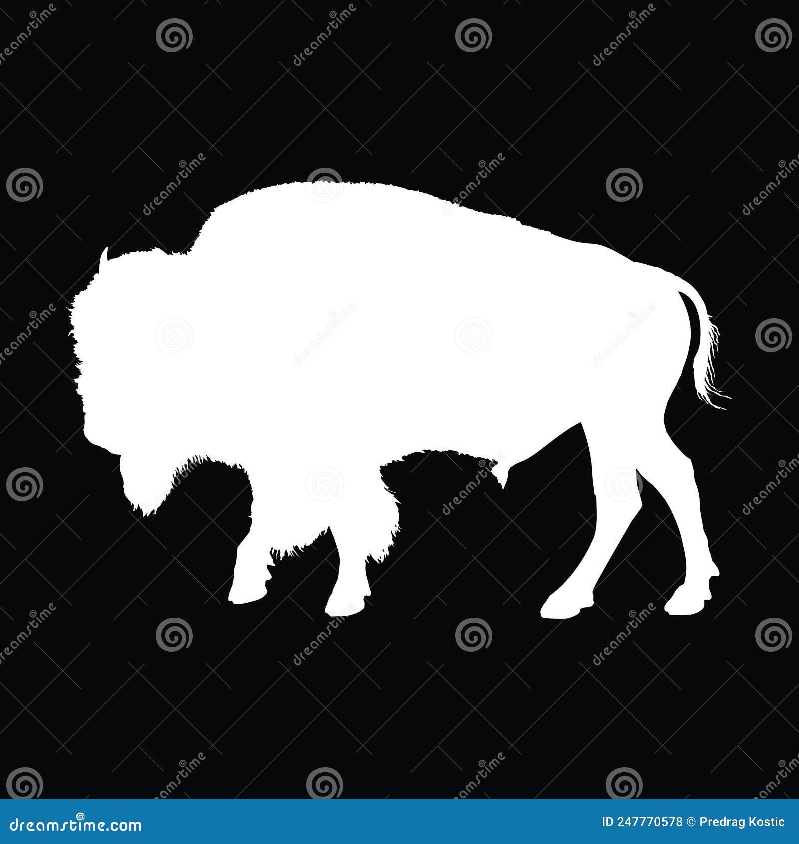 Buffalo icon stock illustration. Illustration of symbol - 247770578