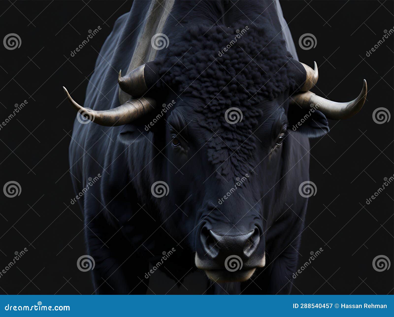 Buffalo Isolated. Ai Generated Stock Illustration - Illustration of ...