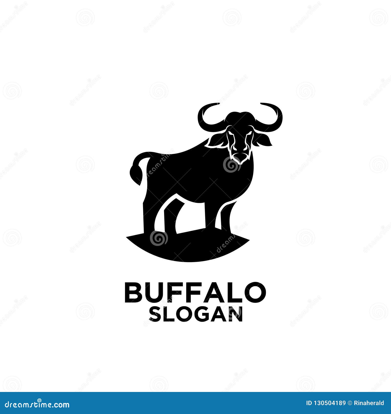 Buffalo Logo Icon Designs Vector Illustration Stock Vector ...