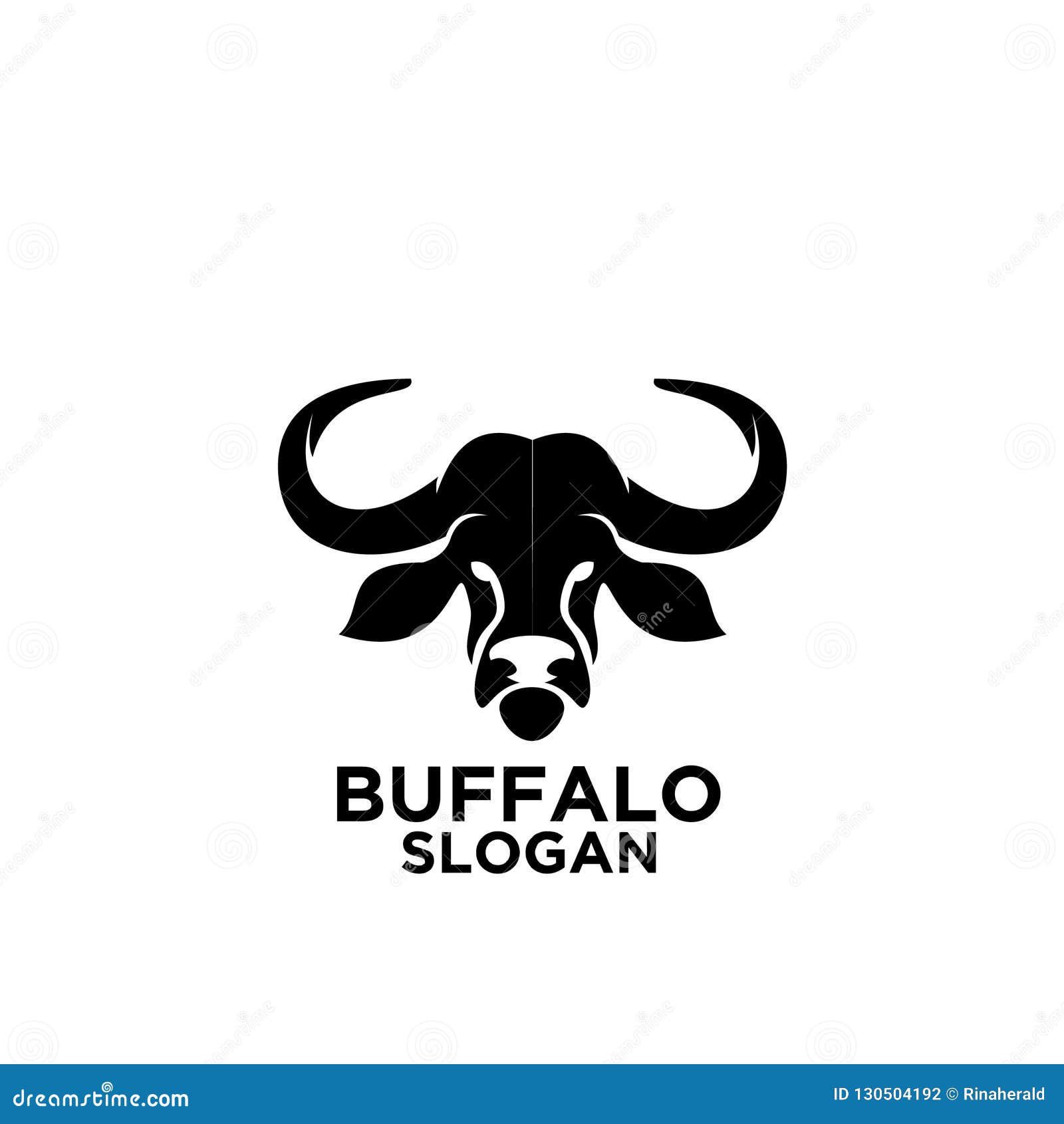 Buffalo Logo Icon Designs Vector Illustration Stock Vector ...