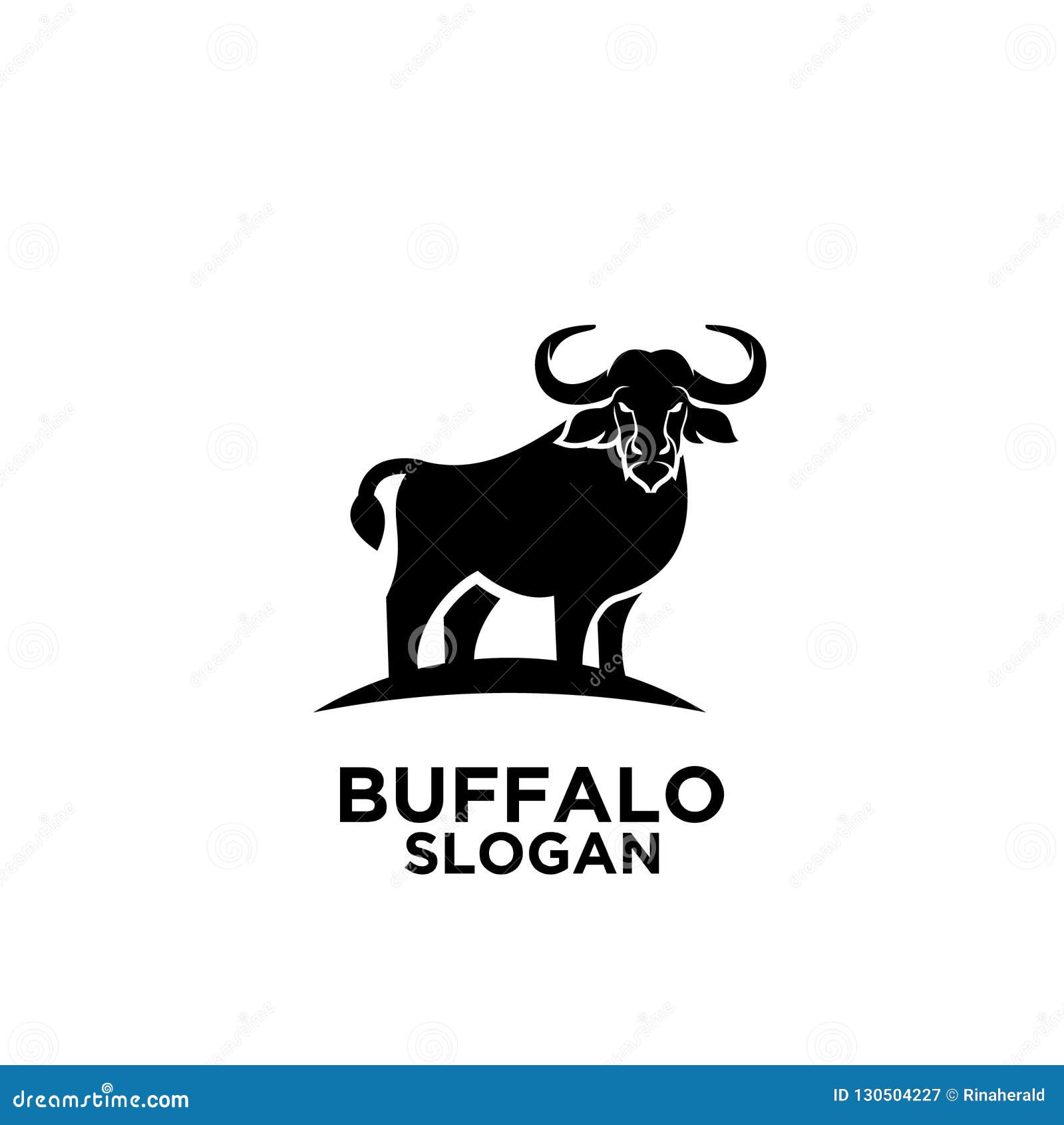 Buffalo Logo Icon Designs Vector Illustration Stock Illustration ...
