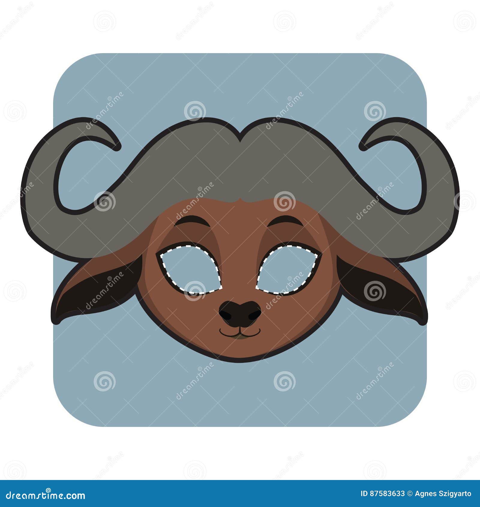 Buffalo Mask Stock Illustrations – 58 Buffalo Mask Stock Illustrations ...