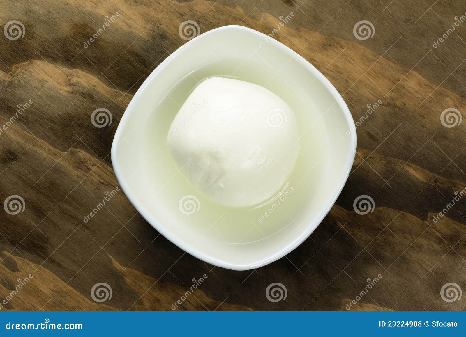 Buffalo Mozzarella - Mozzarella Di Bufala - Italian Cheese Stock Photo ...