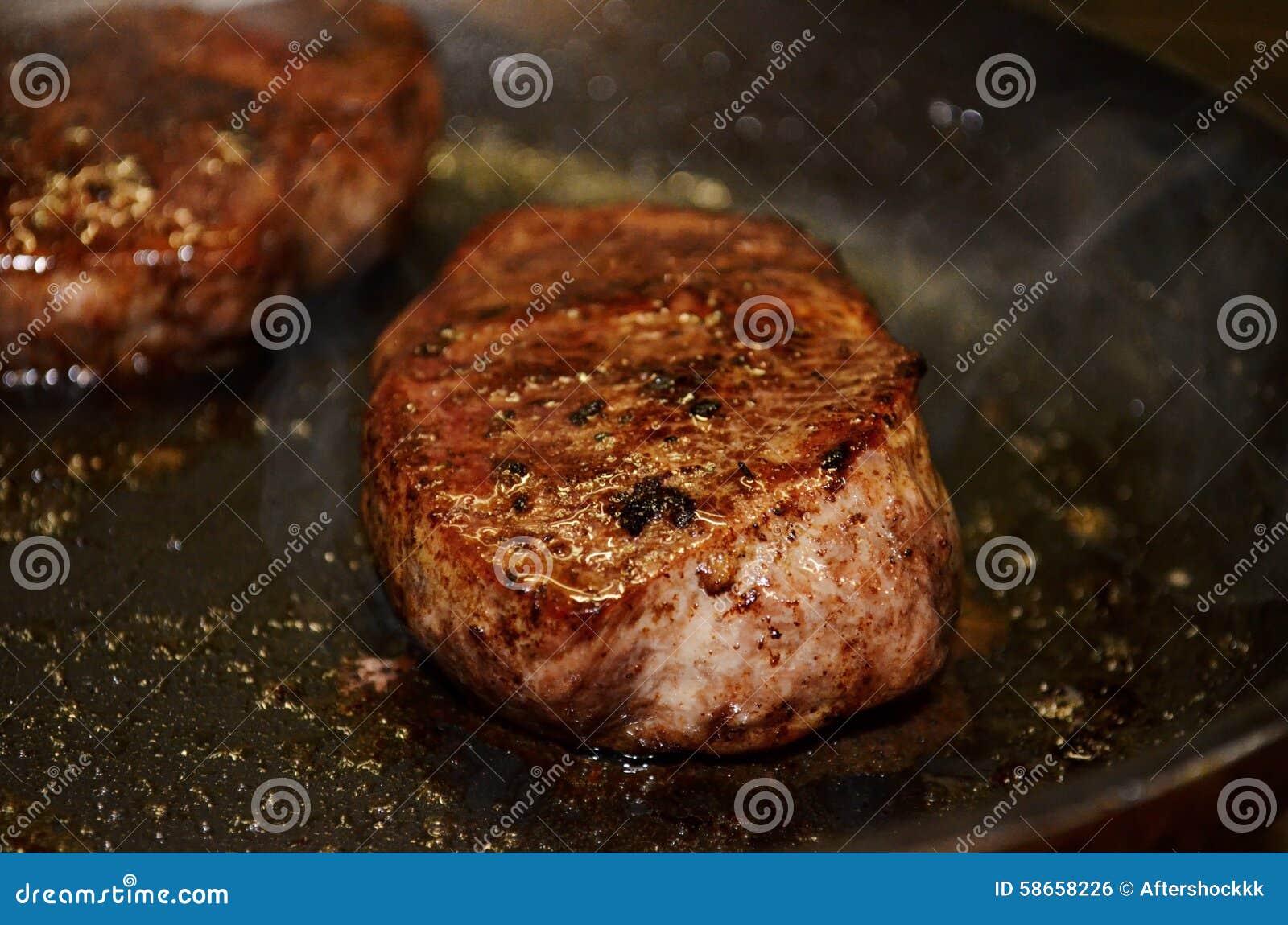 Buffalo Steak stock photo. Image of bulgaria, menu, flat - 58658226