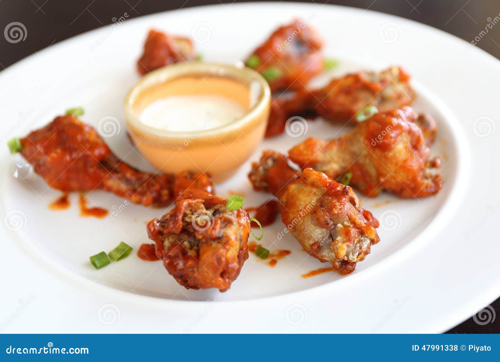 Buffalo wing stock photo. Image of deep, restaurant, meal - 47991338