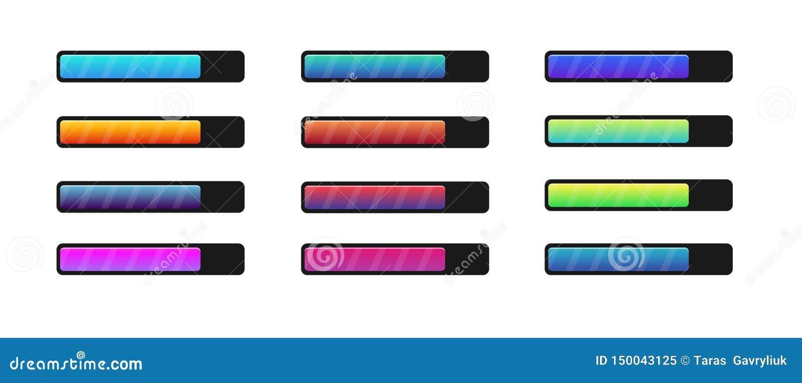 Buffer progress bar stock vector. Illustration of isolated - 150043125 Buffer progress bar stock vector. Illustration of isolated - 150043125