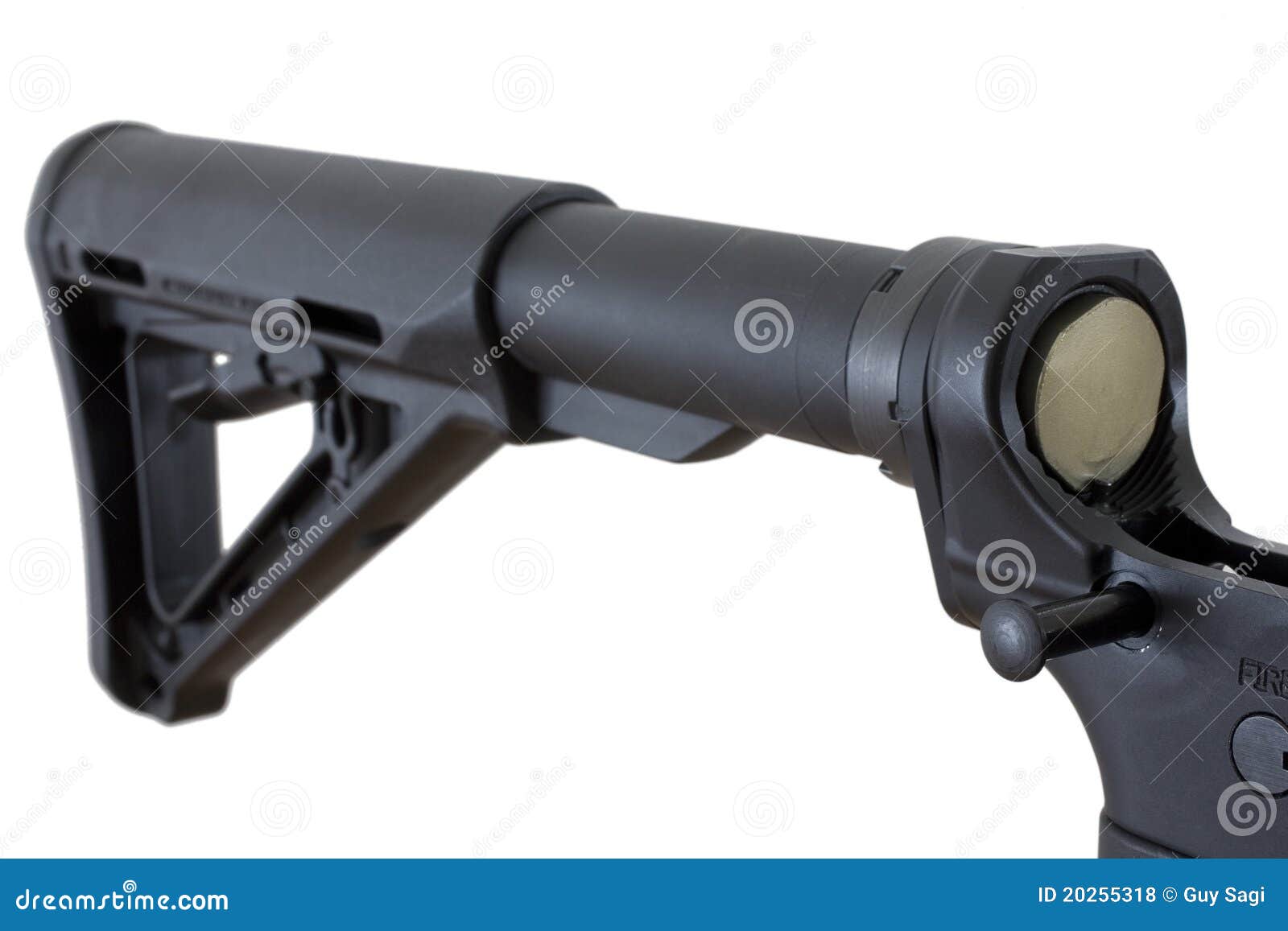 Buffer Tube stock photo. Image of weapon, rifle, gray - 20255318