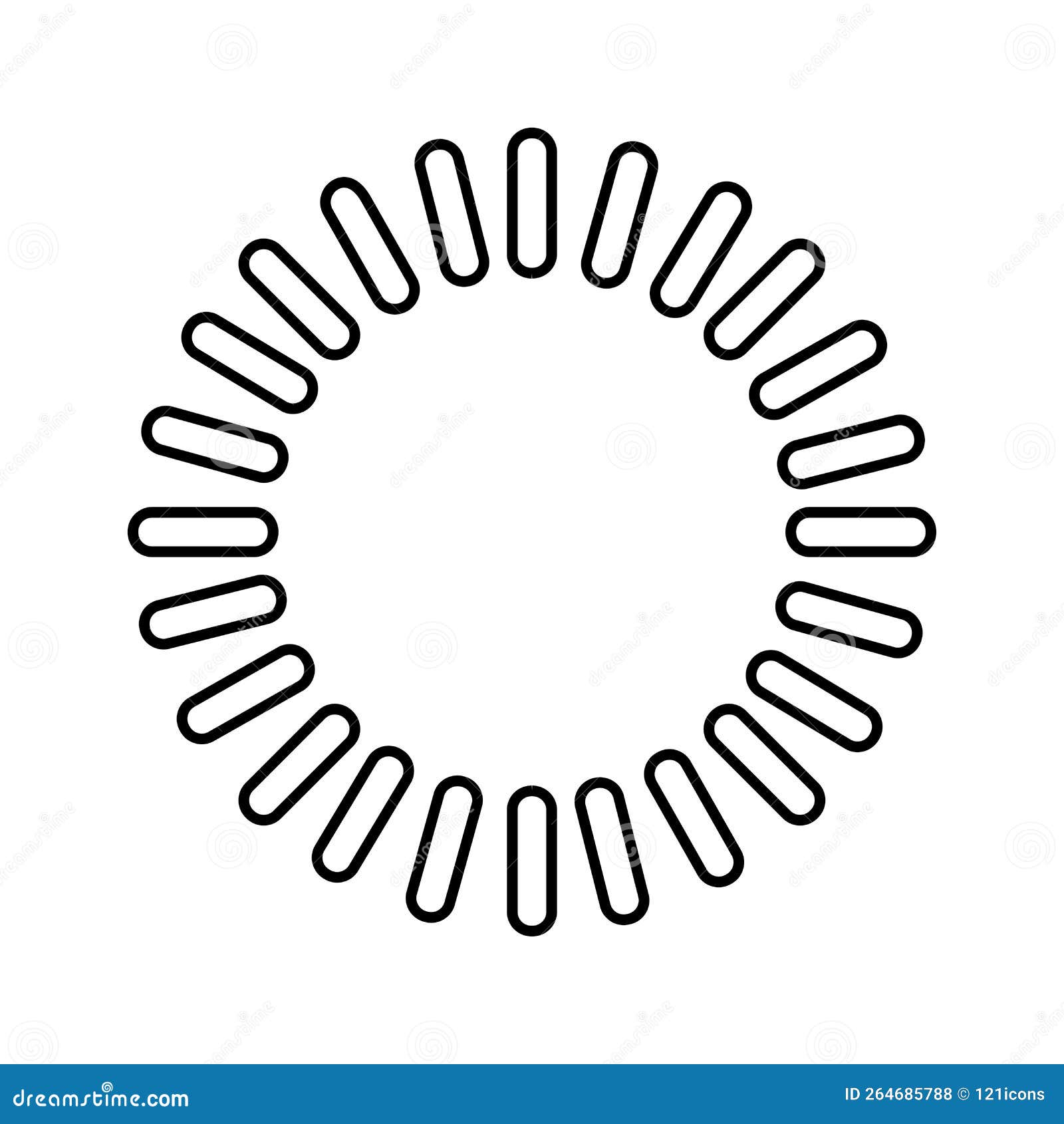 Buffering, Loading Icon. Black Vector Graphics Stock Photography ...