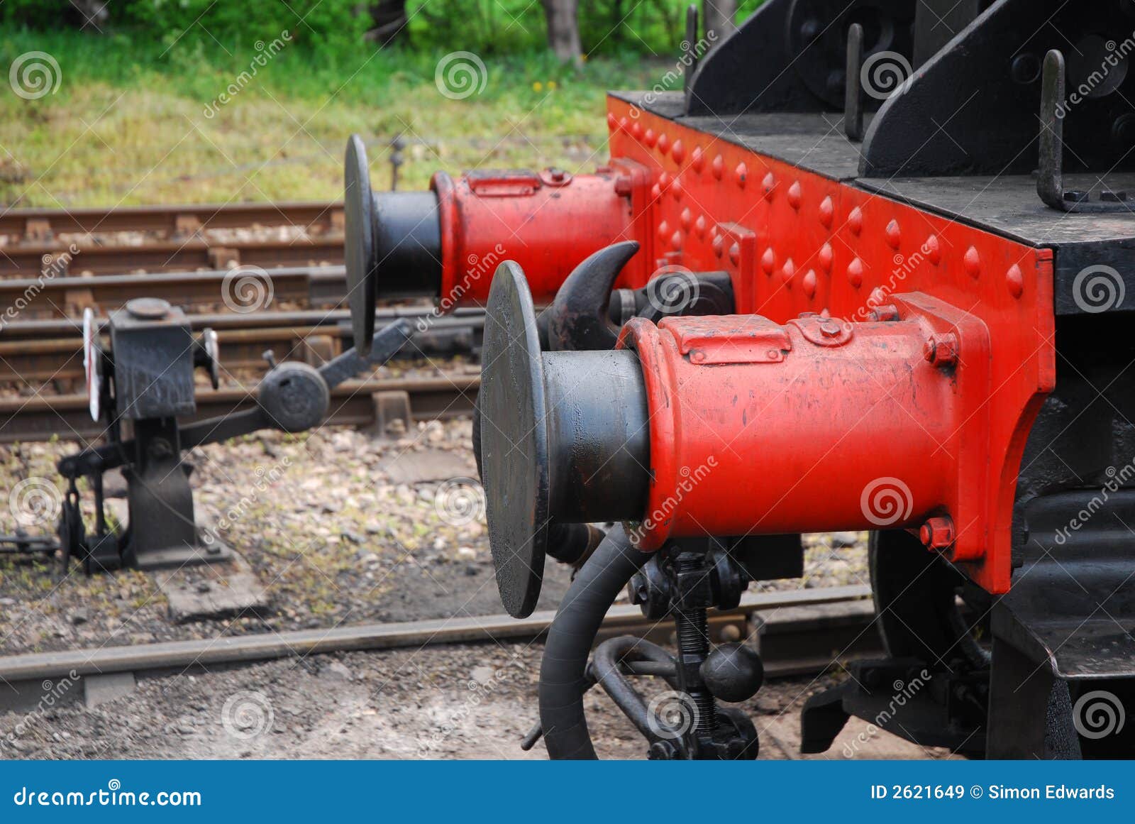 Buffers stock image. Image of transport, track, vintage - 2621649