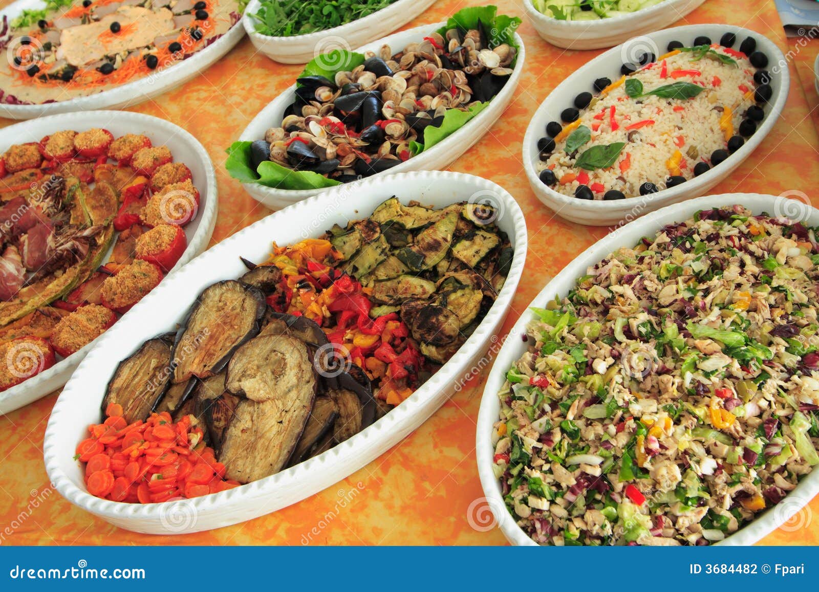 Buffet stock photo. Image of appetizer, prepared, restaurant - 3684482