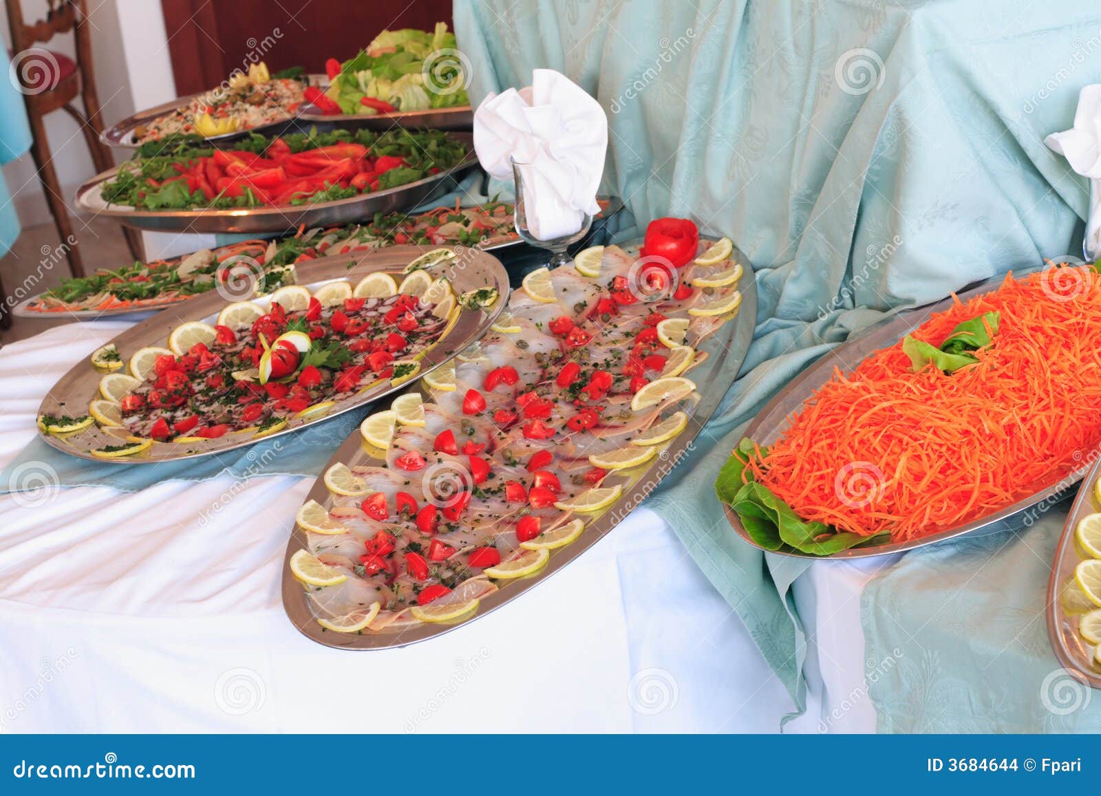 Buffet fotografia stock. Immagine di italiano, preparato - 3684644