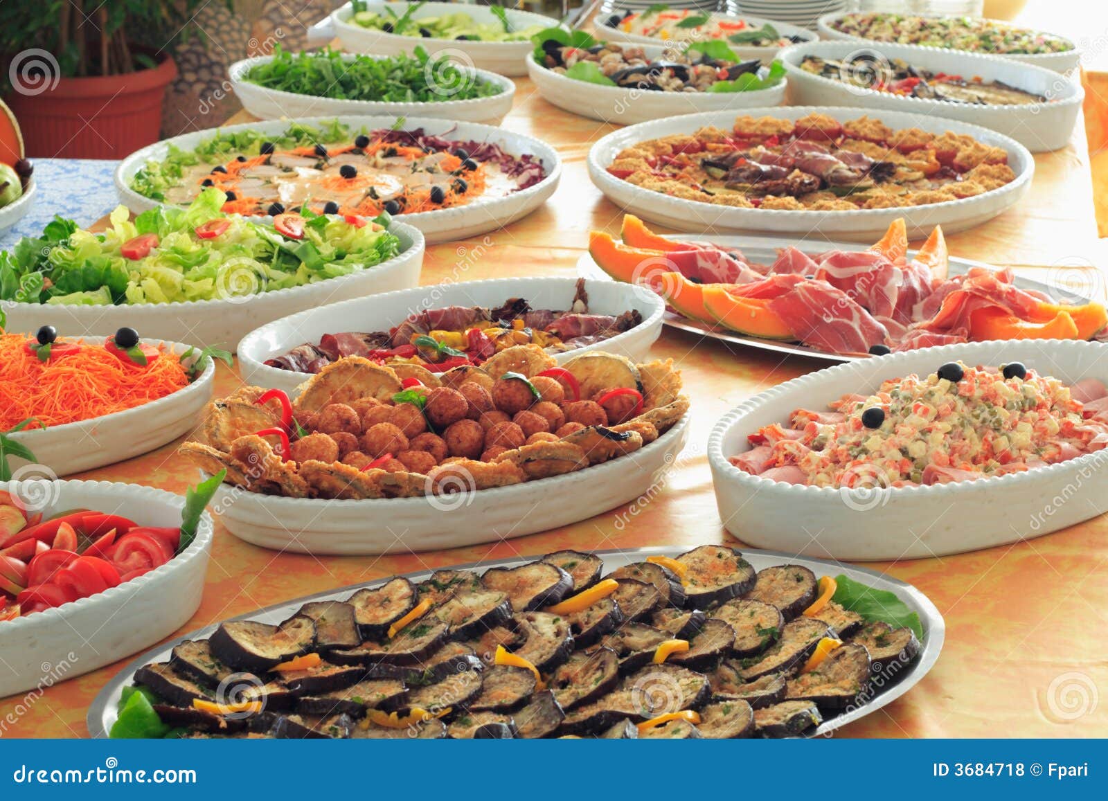 Buffet stock photo. Image of hotel, appetizer, prepared - 3684718