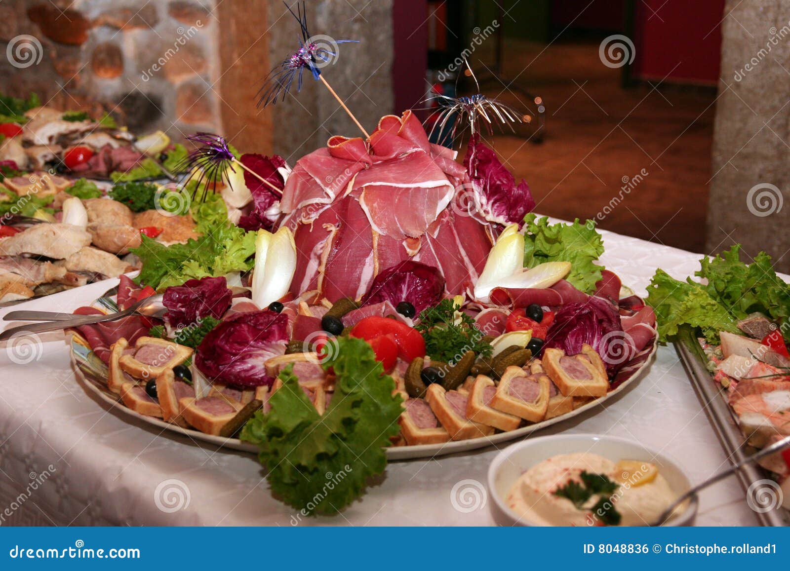 Buffet stock photo. Image of food, meal, reception, cooking - 8048836
