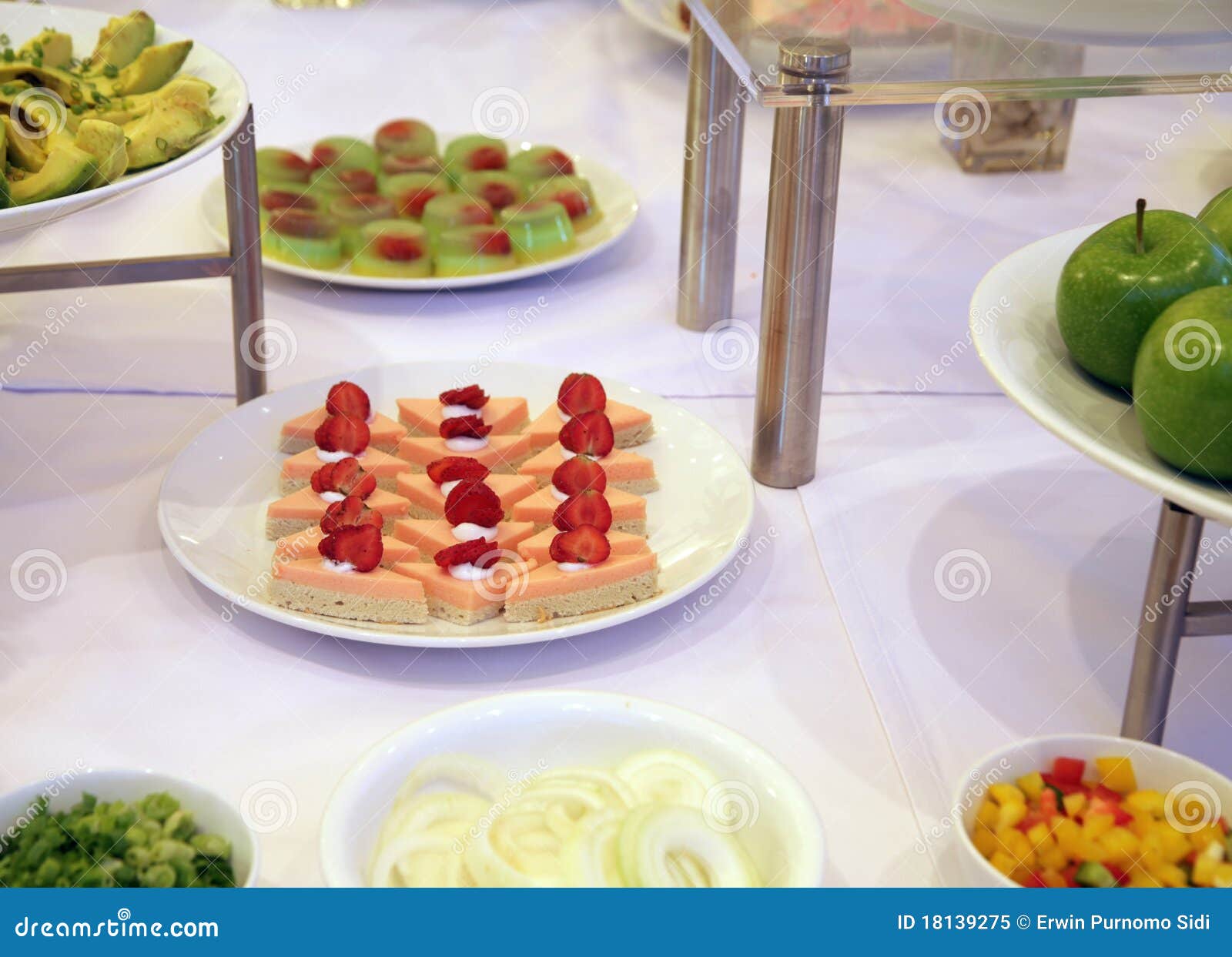 Buffet dessert dinner stock image. Image of show, banquette - 18139275