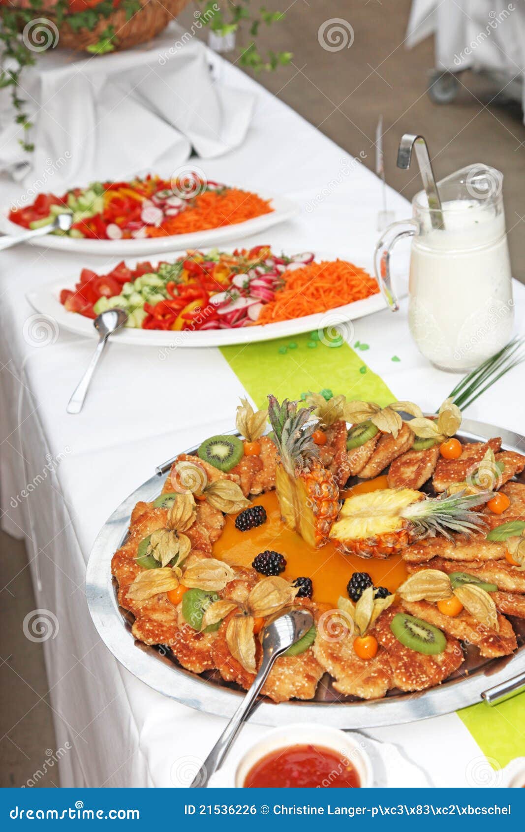 Buffet of different foods stock photo. Image of appetizer - 21536226